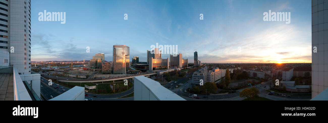 Wien, Vienna: Danube City office building with Tech Gate Tower , Vienna ...