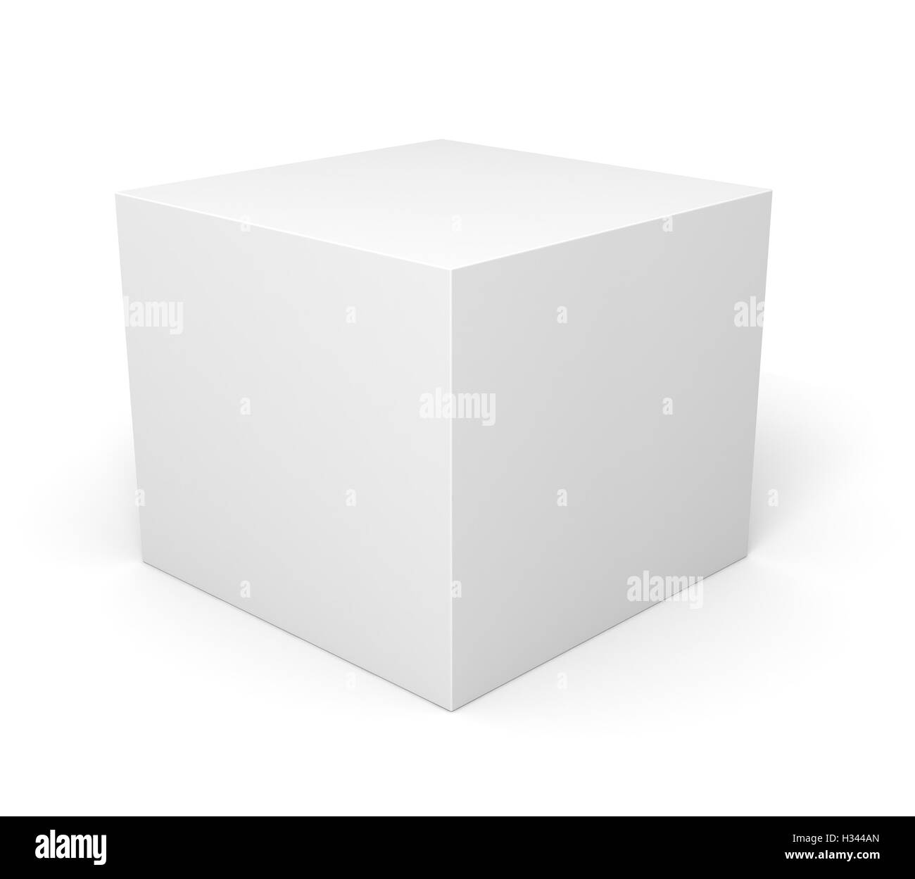white product box concept 3d illustration Stock Photo - Alamy