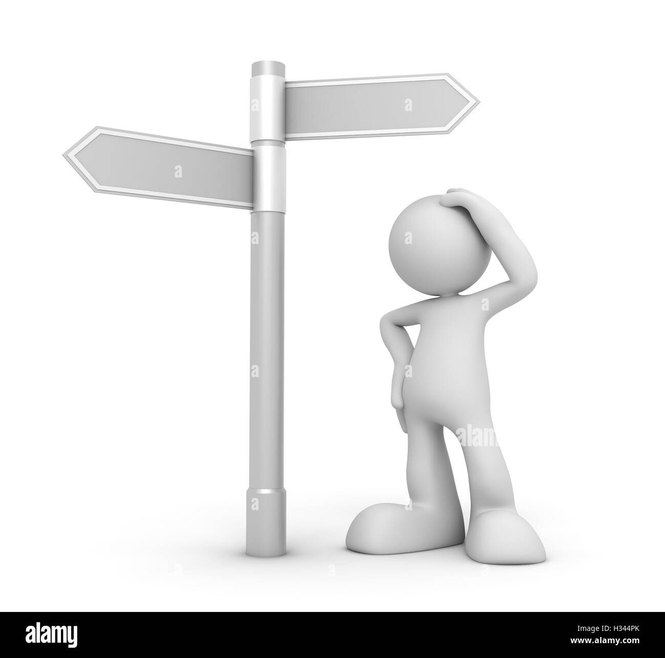 direction choice concept 3d illustration Stock Photo - Alamy direction choice concept 3d illustration Stock Photo - Alamy