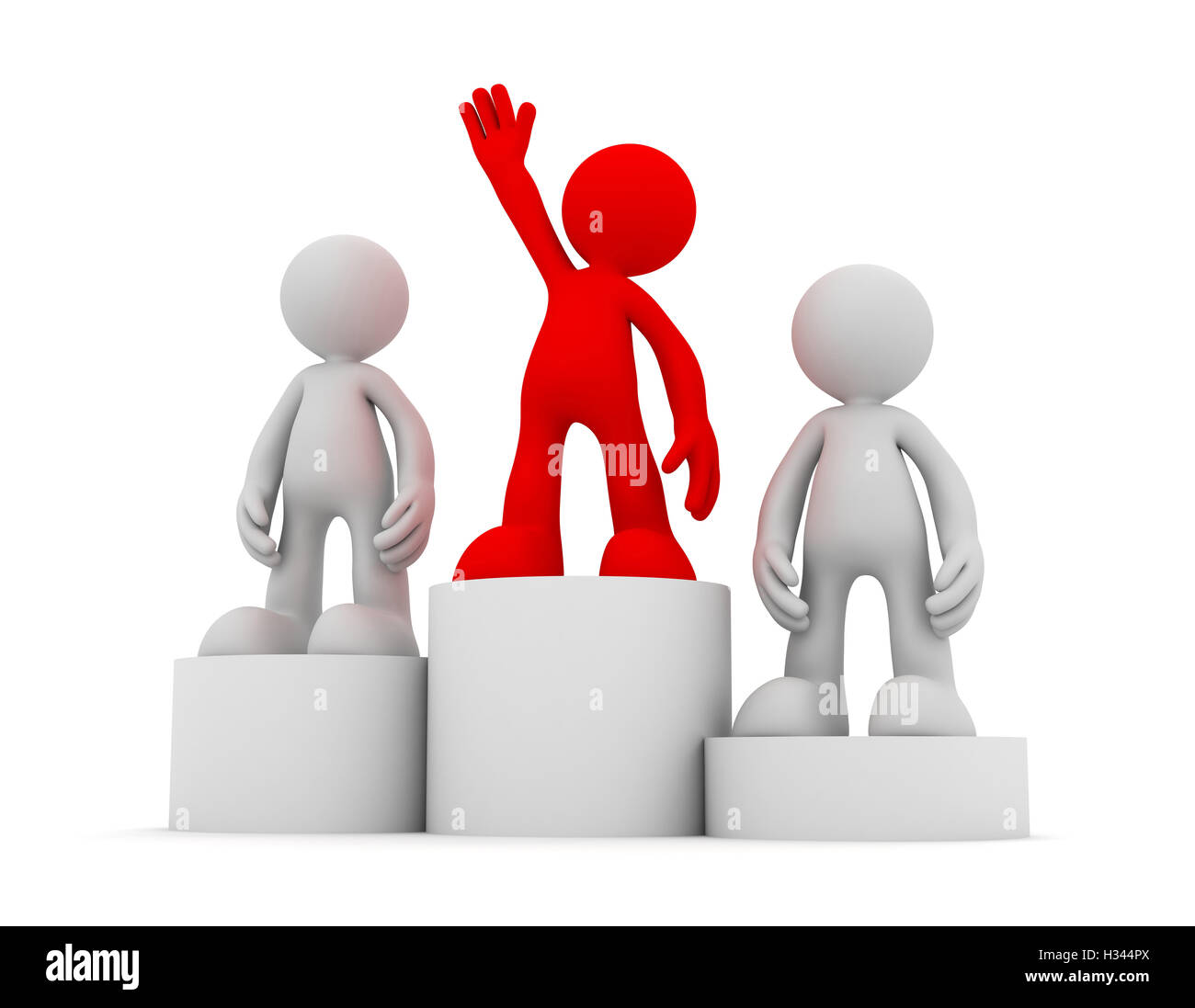 Winners podium illustration Cut Out Stock Images & Pictures - Alamy