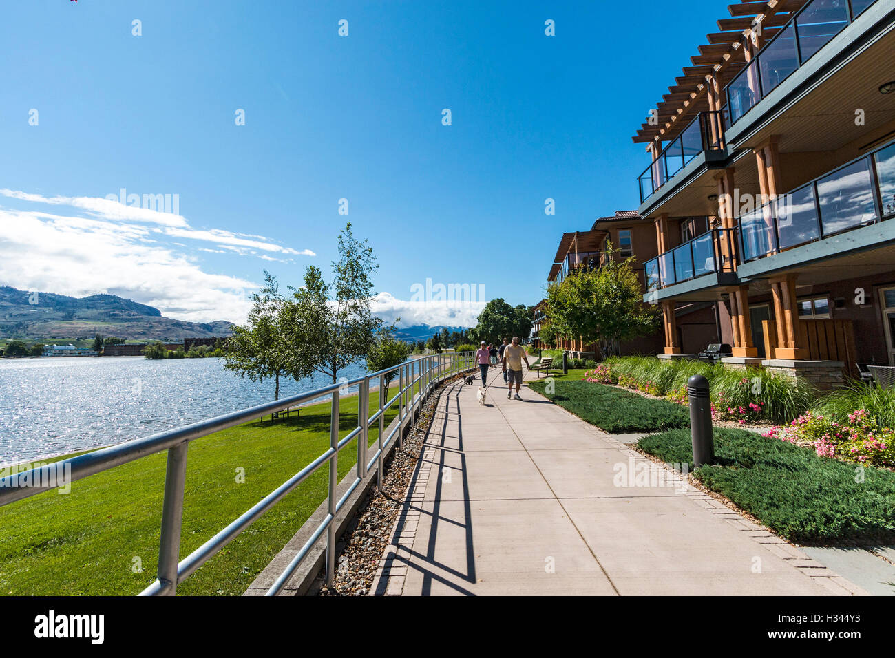 Watermark Resort, on the shores of Osoyoos Lake in Osoyoos, BC, Canada ...