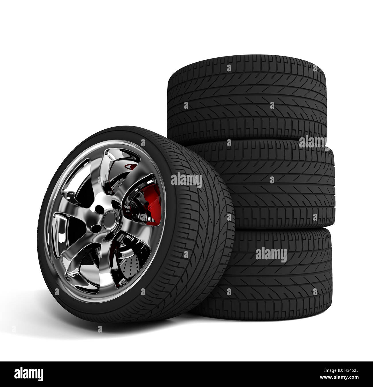 Car spring tyre Cut Out Stock Images & Pictures - Alamy