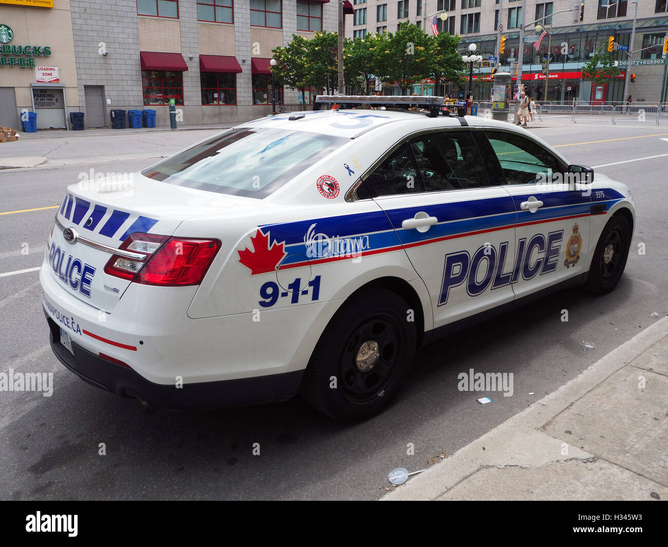 Ottawa police department car, Ottawa, Canada Stock Photo - Alamy