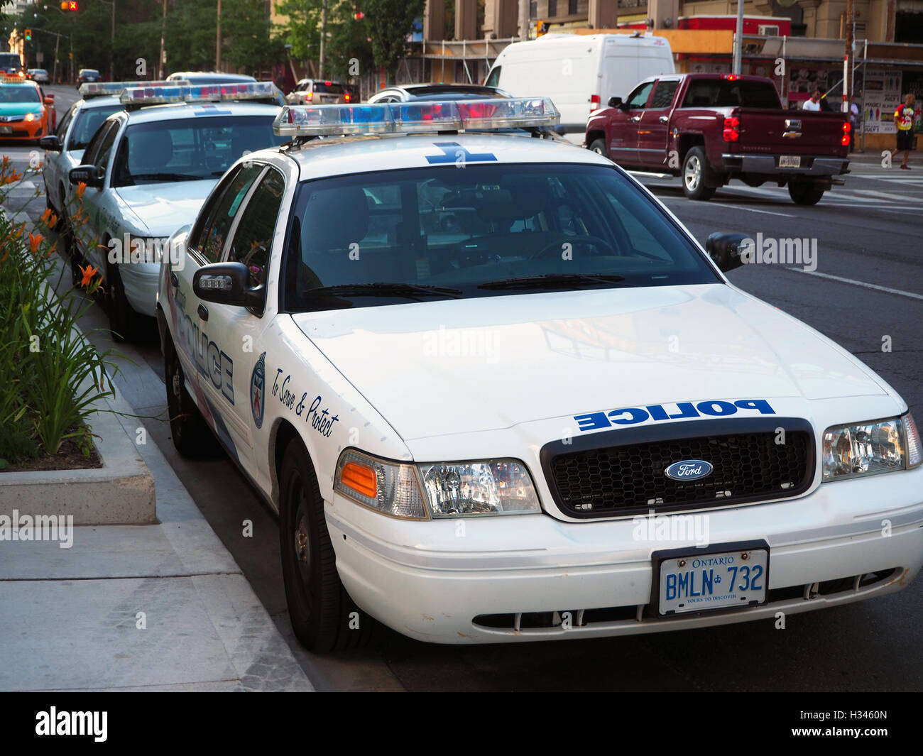 Toronto Police Department vehicles, Toronto, Ontario, Canada Stock ...