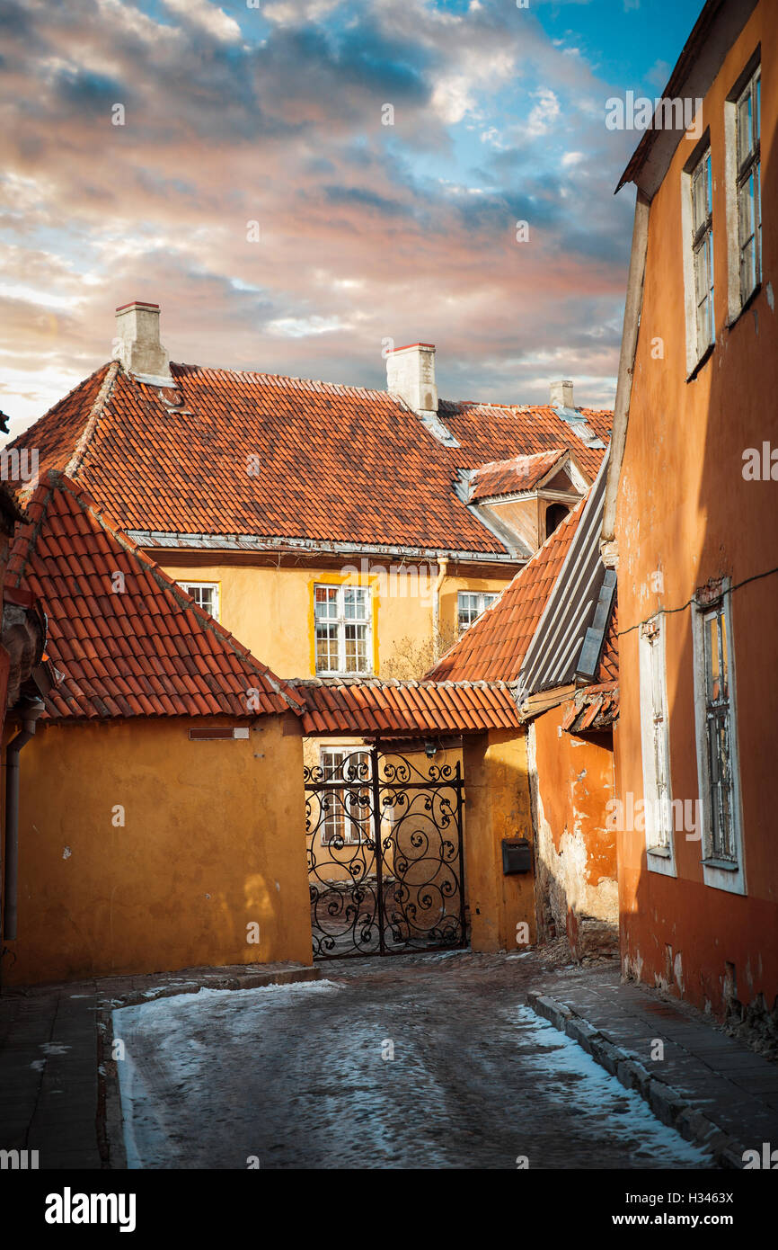 picturesque and very beautiful photos of Tallinn Stock Photo - Alamy