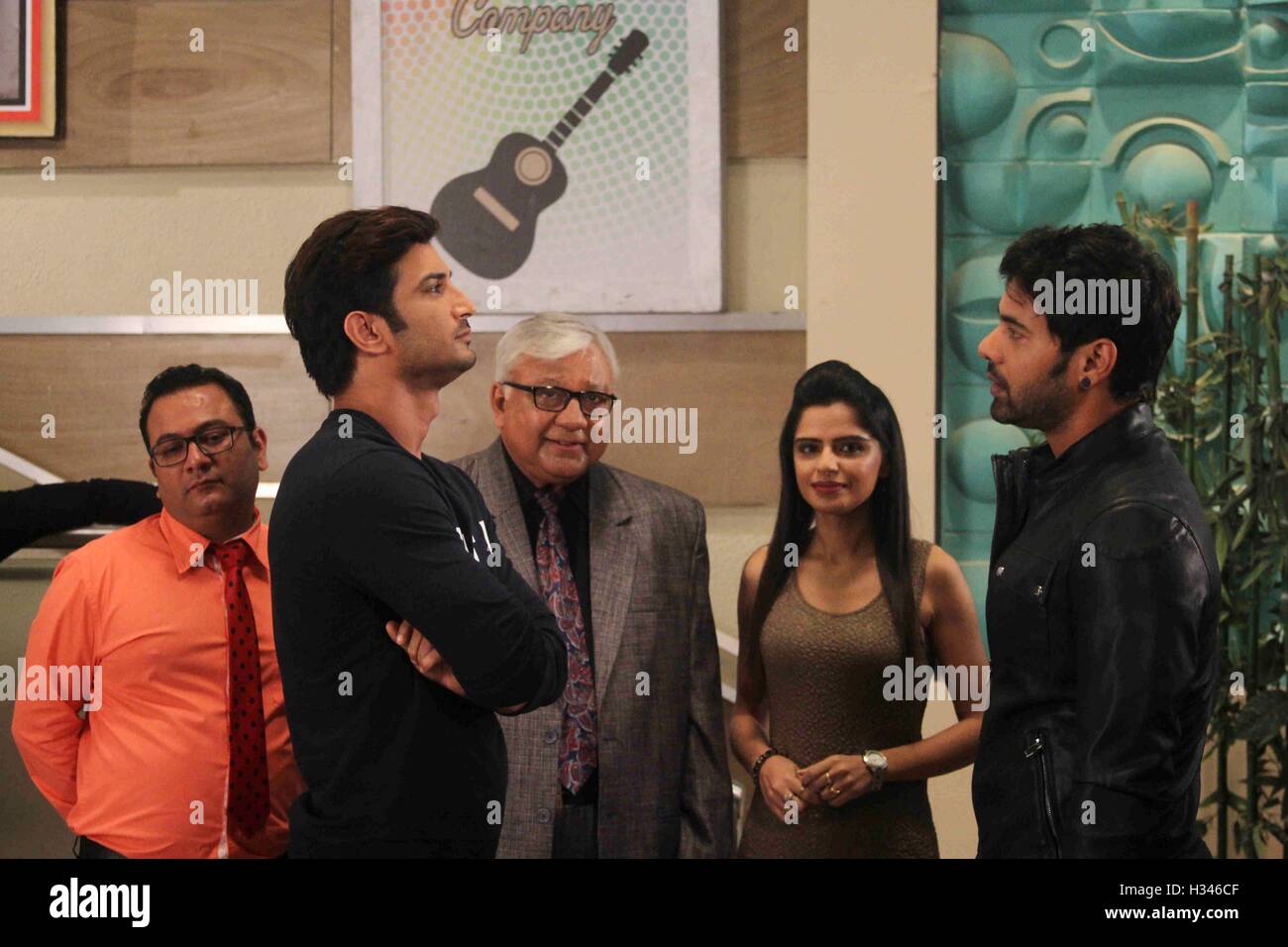 Sushant Singh Rajput ; Indian Bollywood actor with Shabbir Ahluwalia at ...