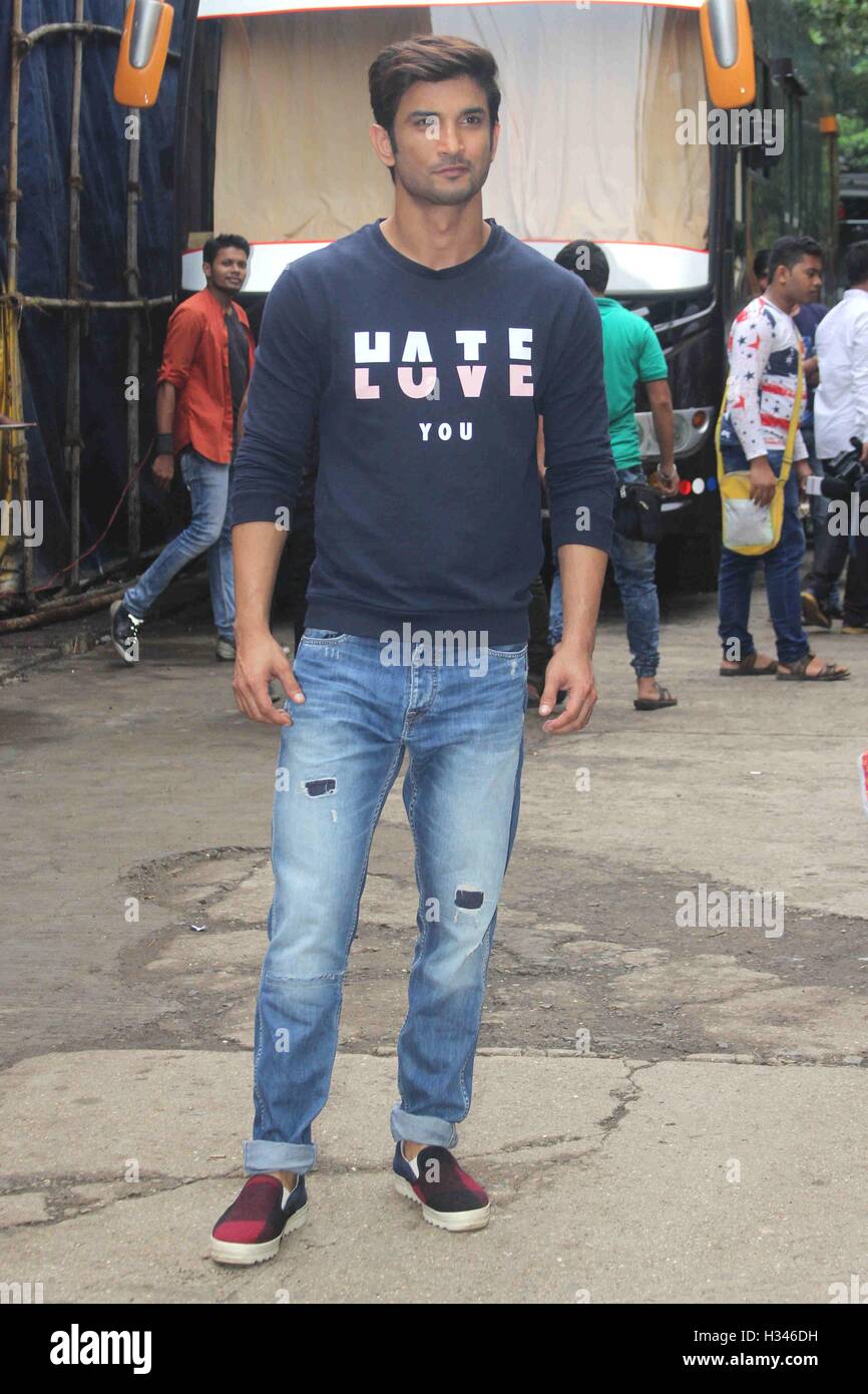 Sushant Singh Rajput ; Indian Bollywood actor at promotion of film M S ...
