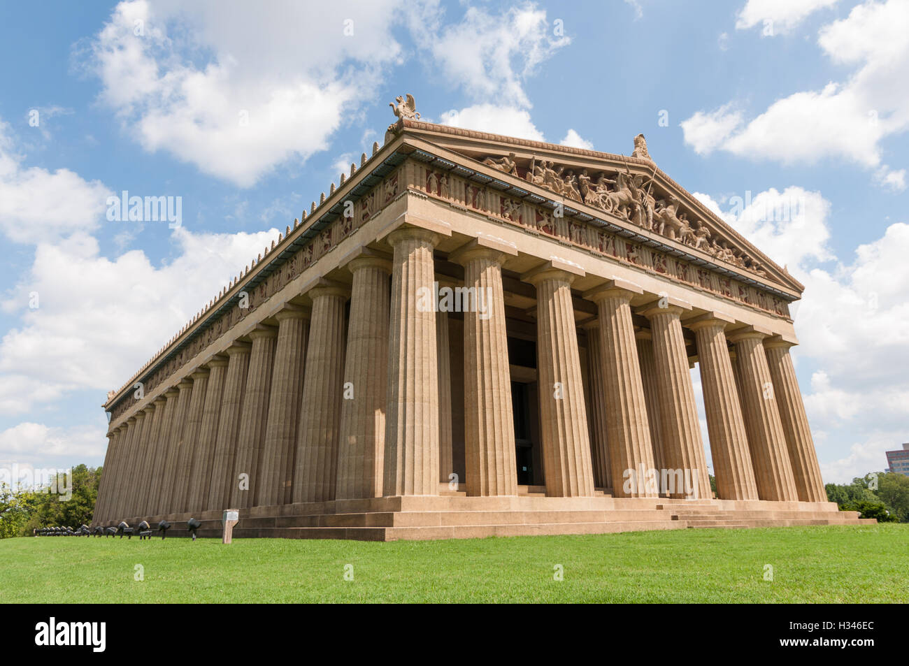 Life size replica of the Parthenon in Nashville, Tennessee Stock Photo ...