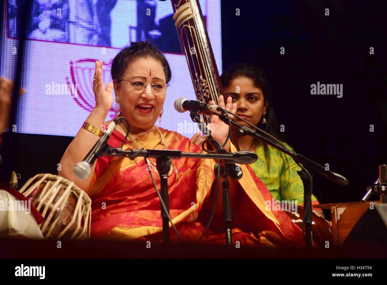 Classical singer Parveen Sultana perform music concert celebrate birth ...