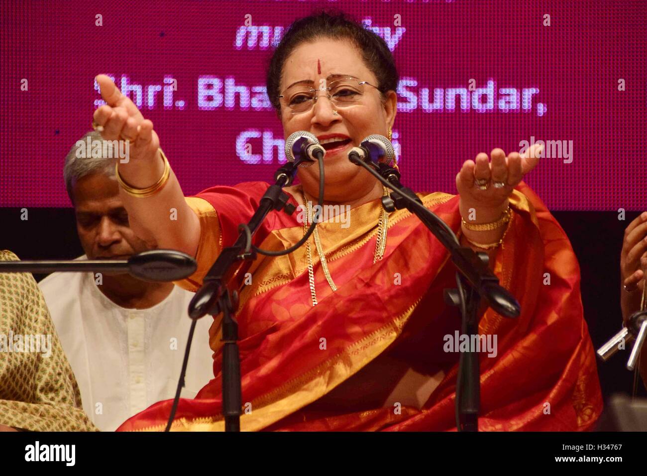 Classical singer Parveen Sultana perform music concert to celebrate the ...