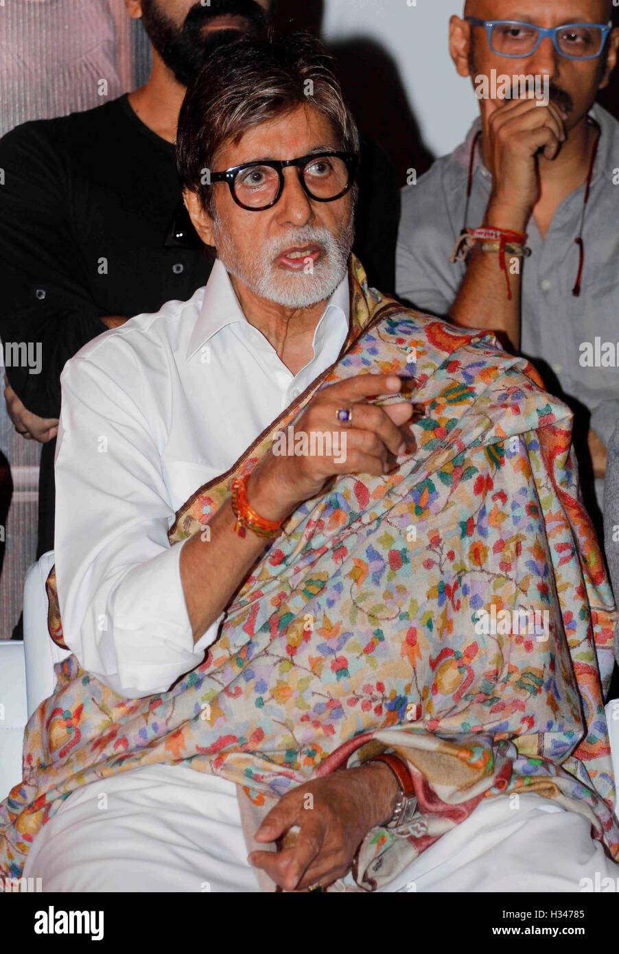 Bollywood actor Amitabh Bachchan during the press conference of the ...