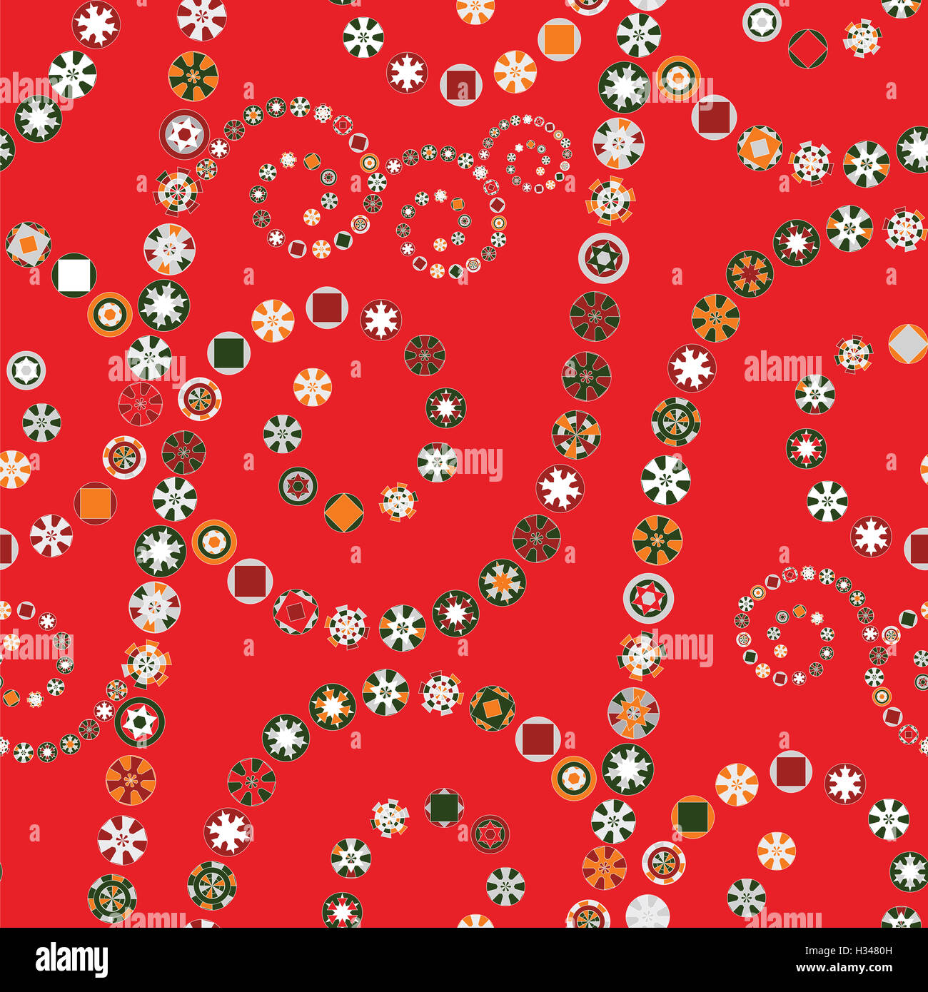 Christmas Gift Wrapping Design Stock Photo - Alamy