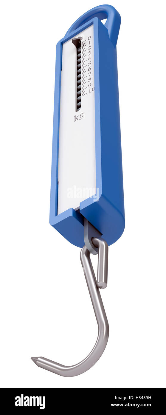 Compact spring steelyard Stock Photo - Alamy