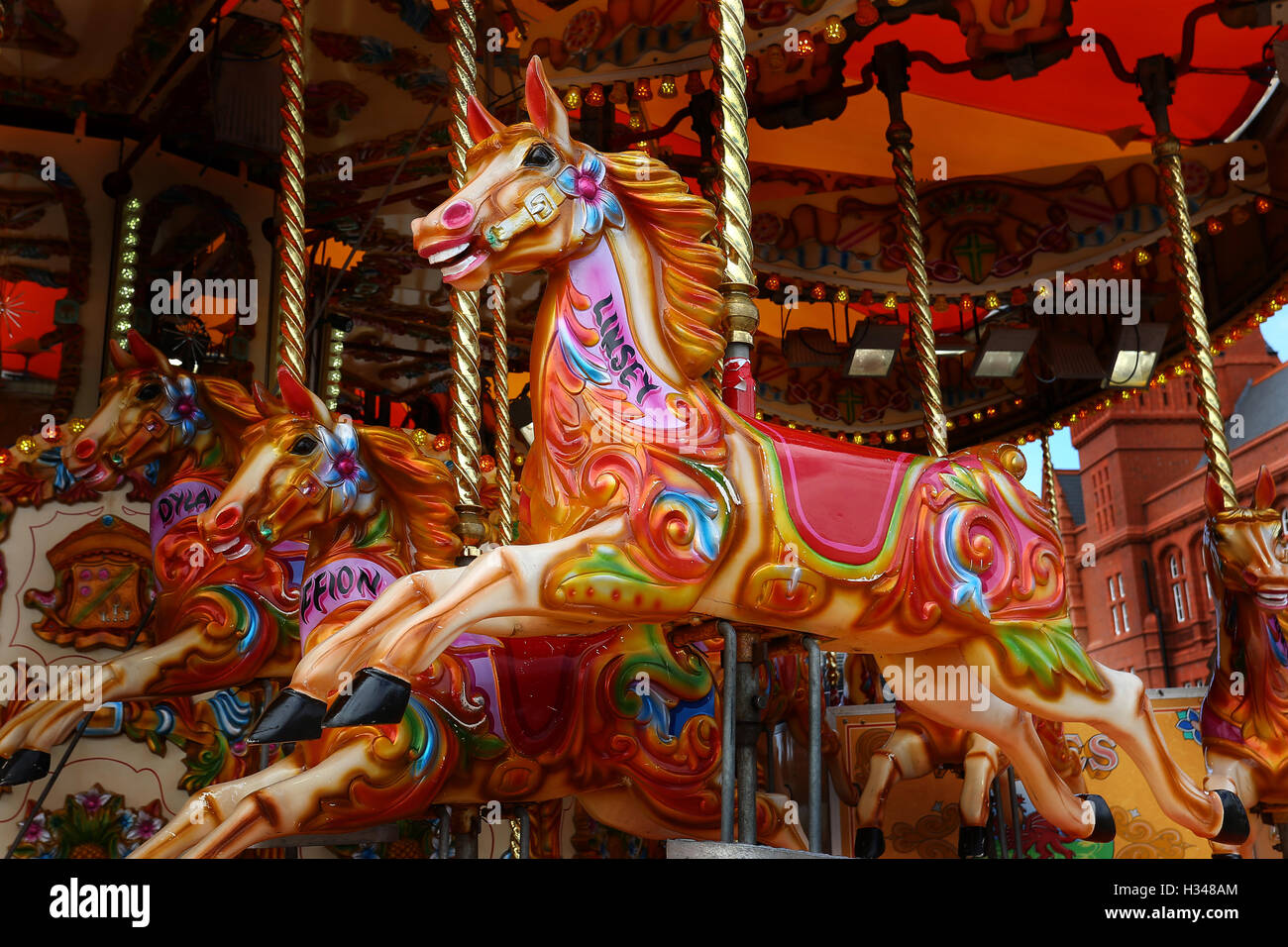 Linsey, The Carousel Pony Stock Photo - Alamy