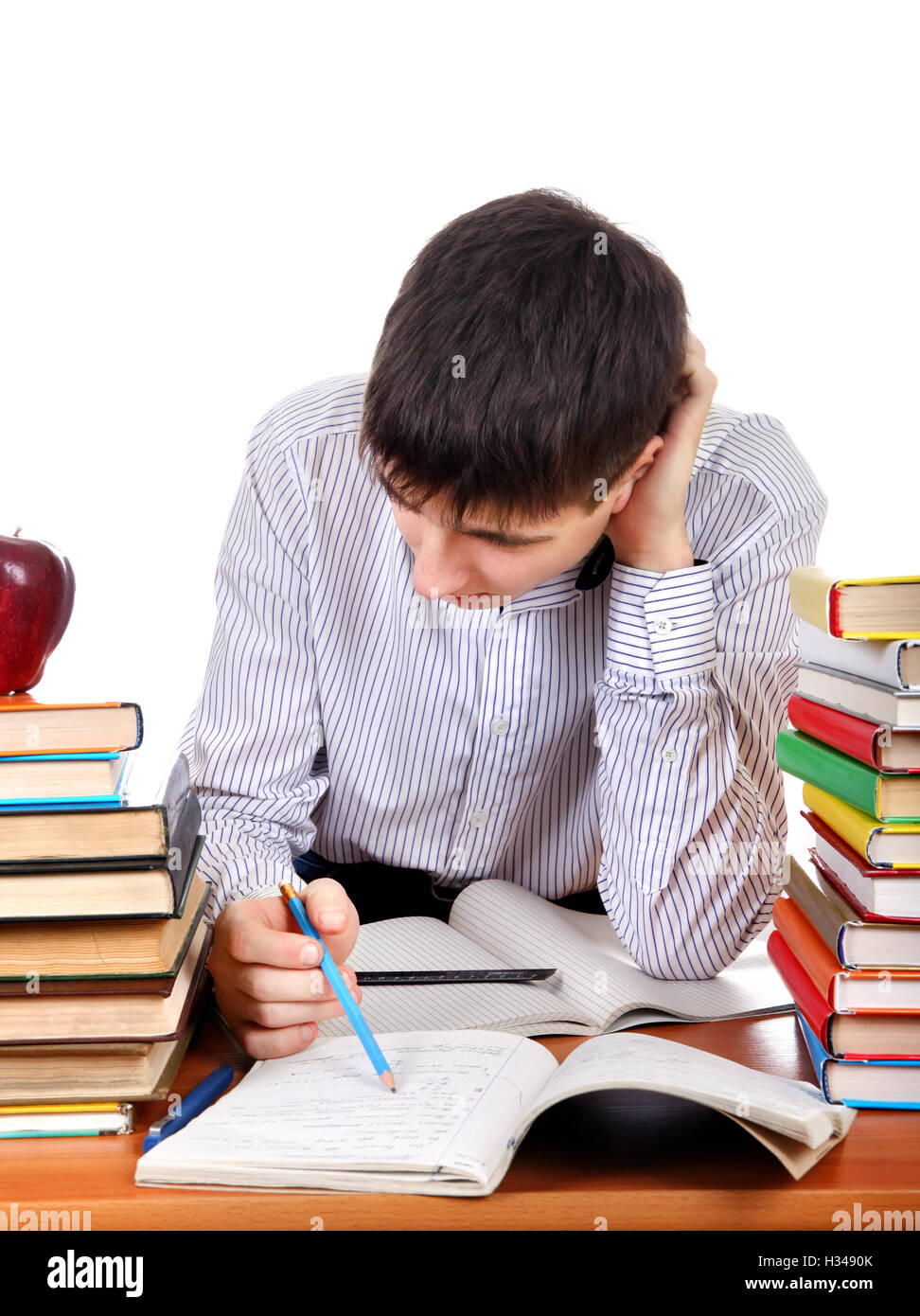 Tired student hi-res stock photography and images - Alamy