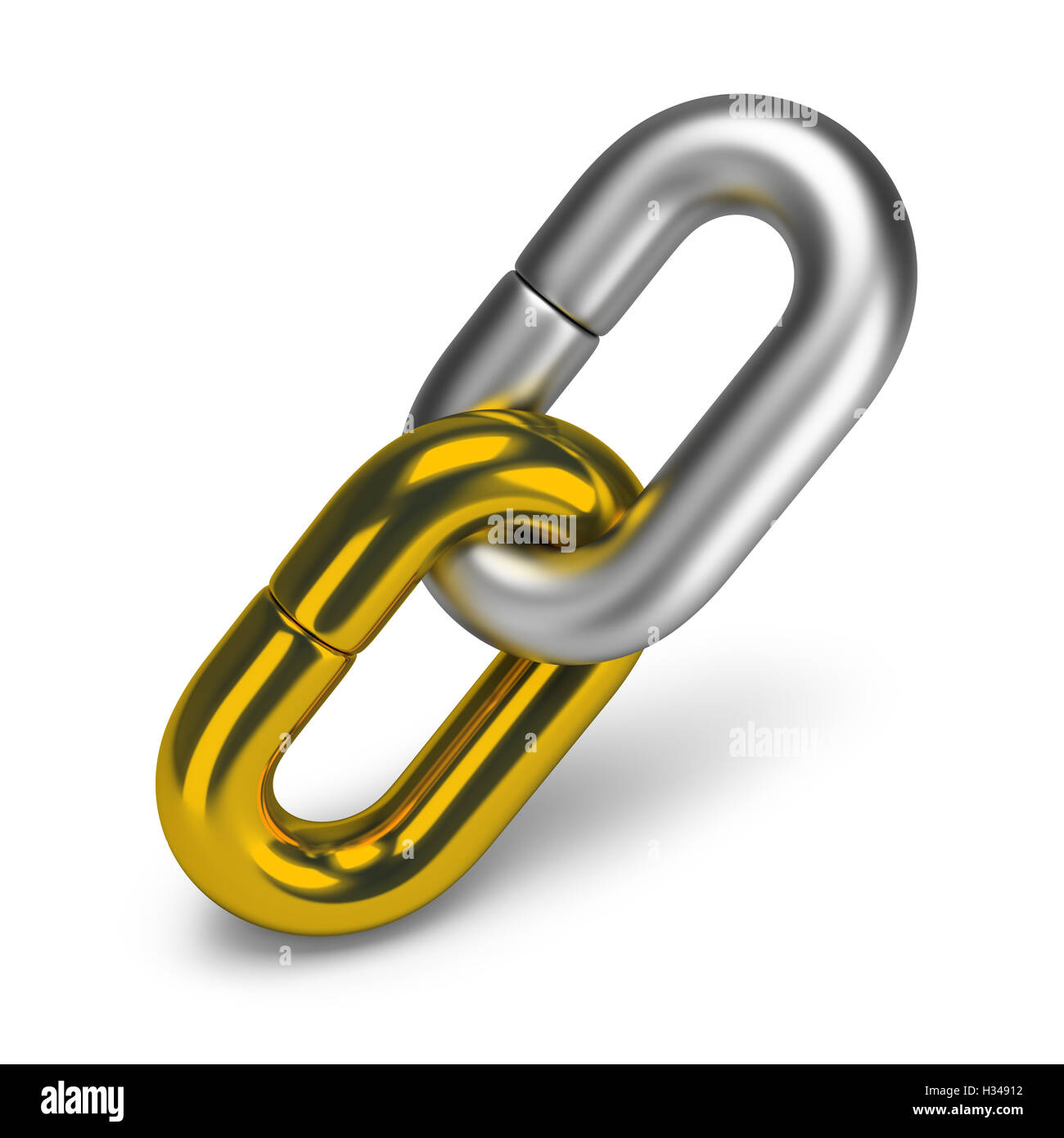 Gold chain links hi-res stock photography and images - Alamy