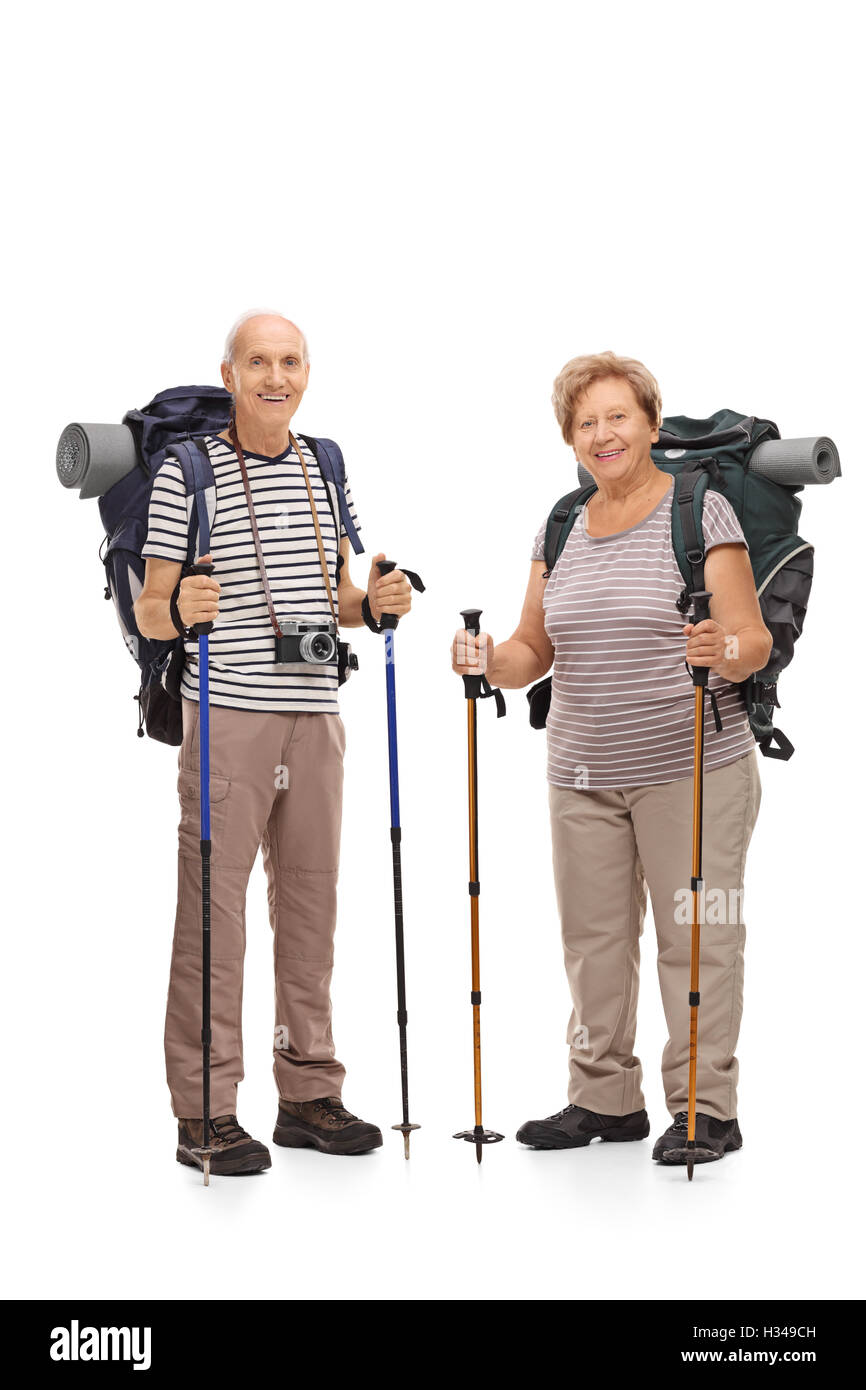 Elderly hiker Cut Out Stock Images & Pictures - Alamy