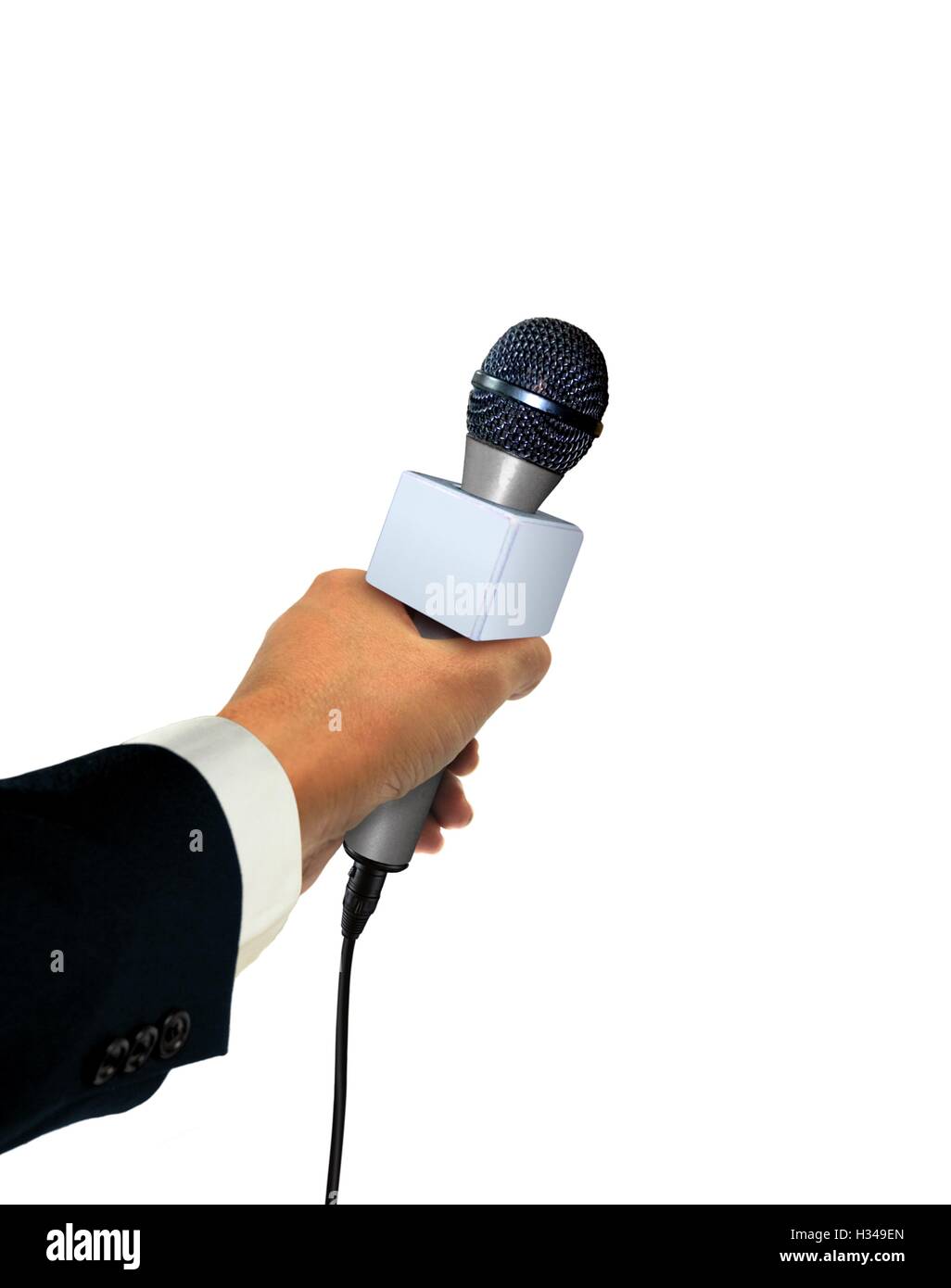 Journalist Interview Black And White Stock Photos & Journalist ...