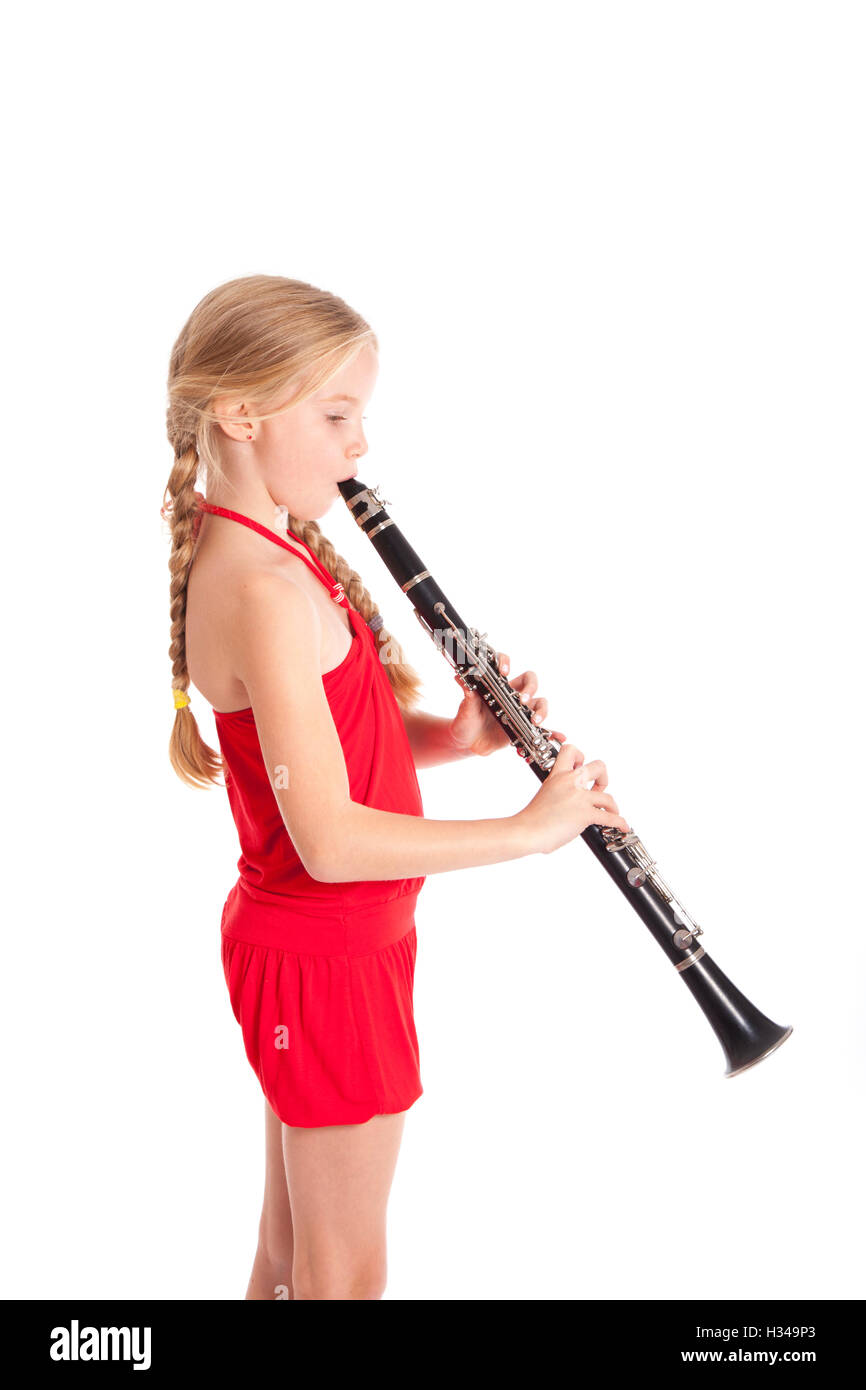 Child clarinet hi-res stock photography and images - Alamy