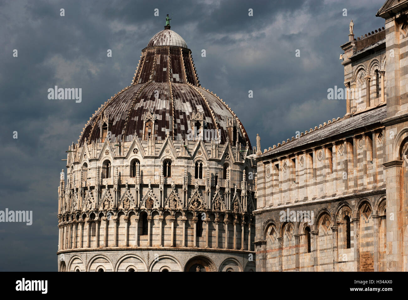 Italy Tuscany Pisa. September 2016 The Leaning Tower of Pisa and the ...