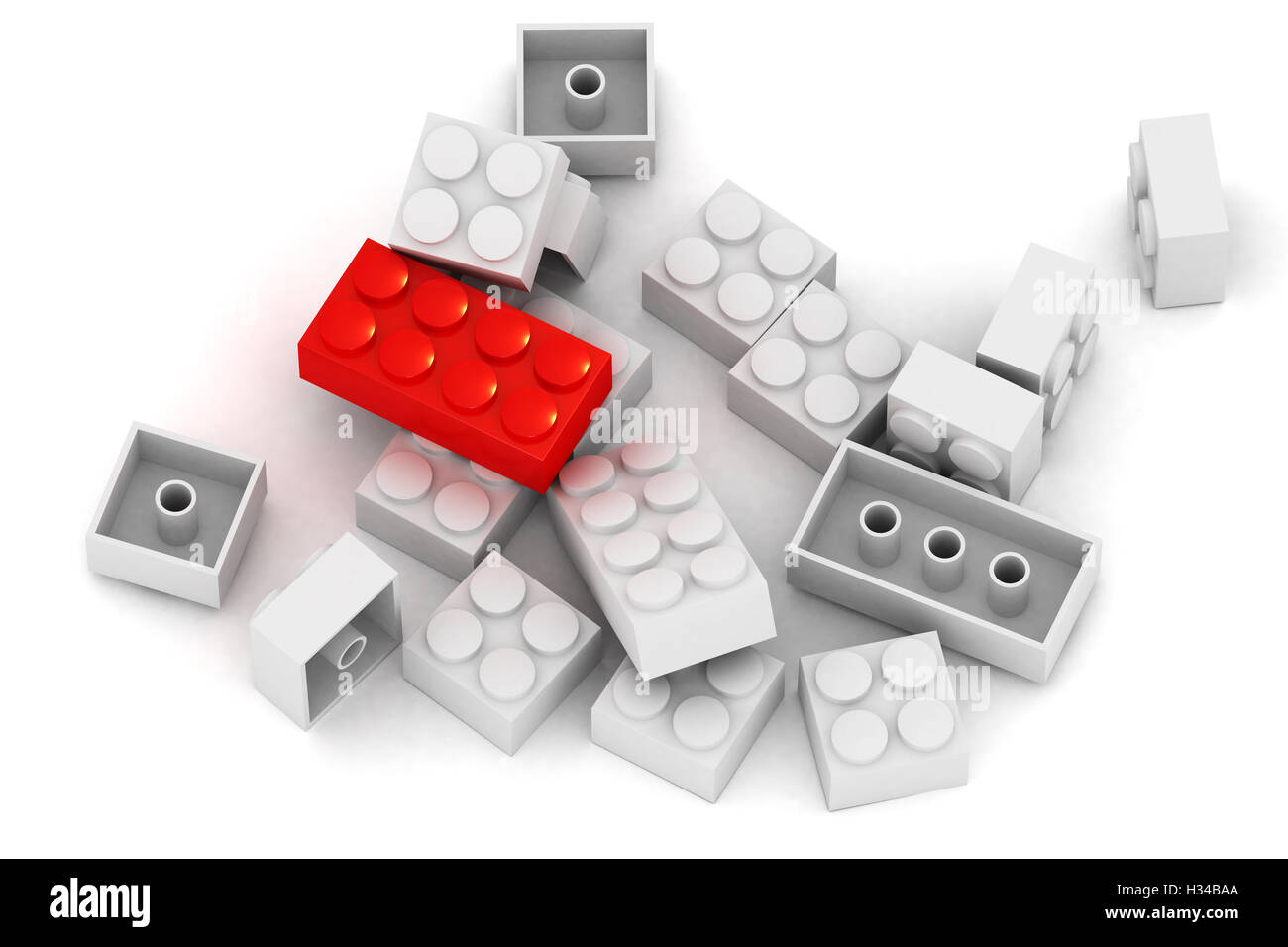 White rendered brick building hi-res stock photography and images - Alamy