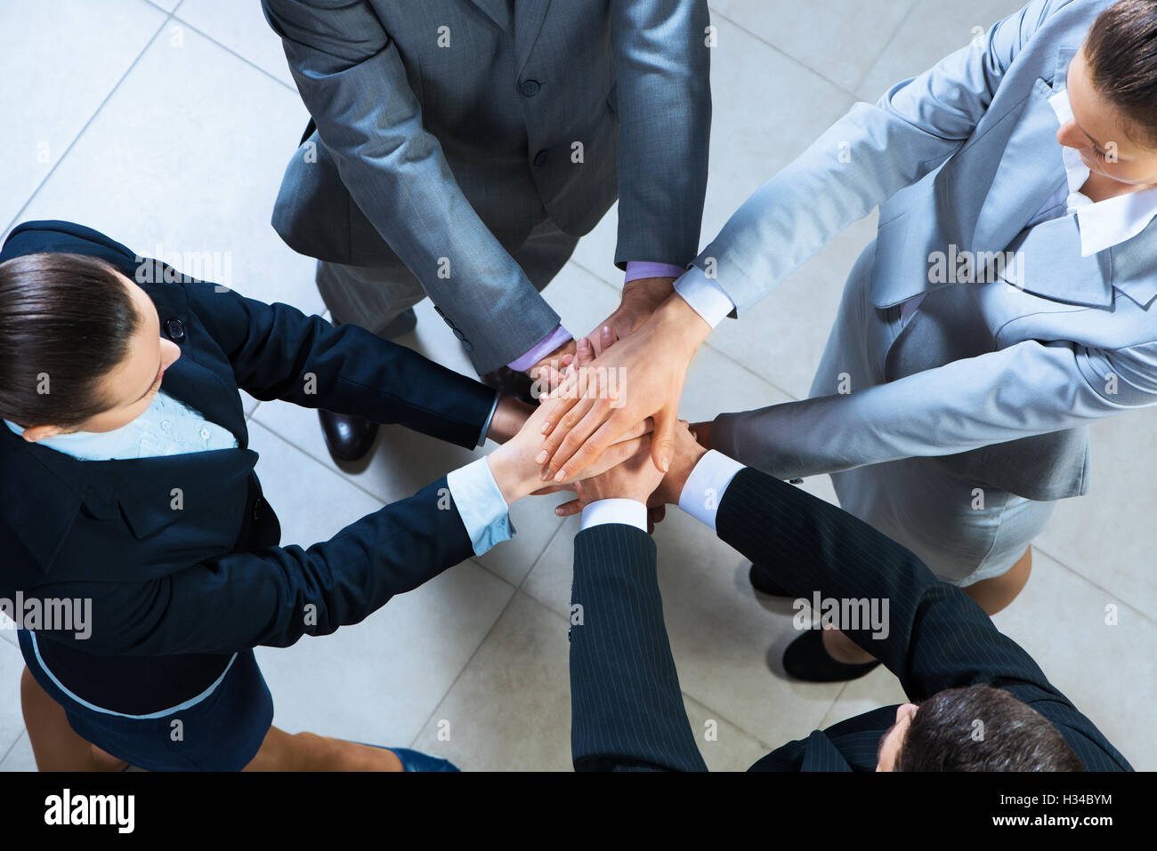 symbol of teamwork Stock Photo - Alamy