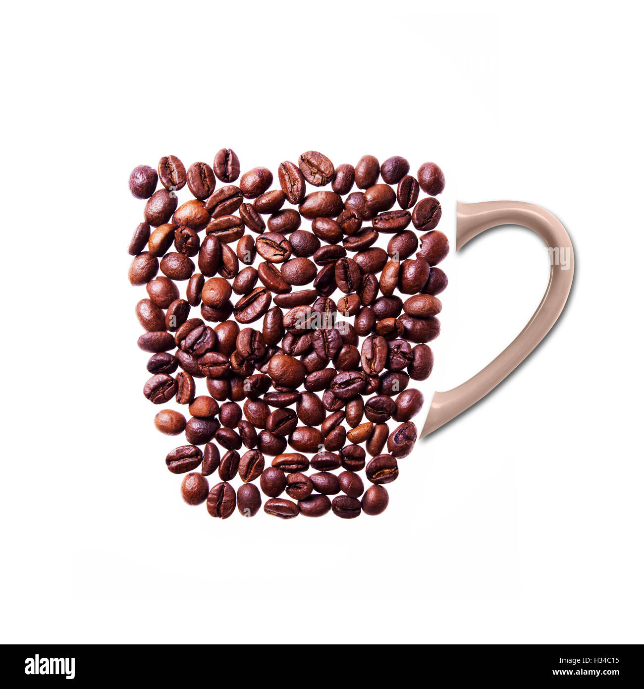 Coffee cup made from Cut Out Stock Images & Pictures - Alamy