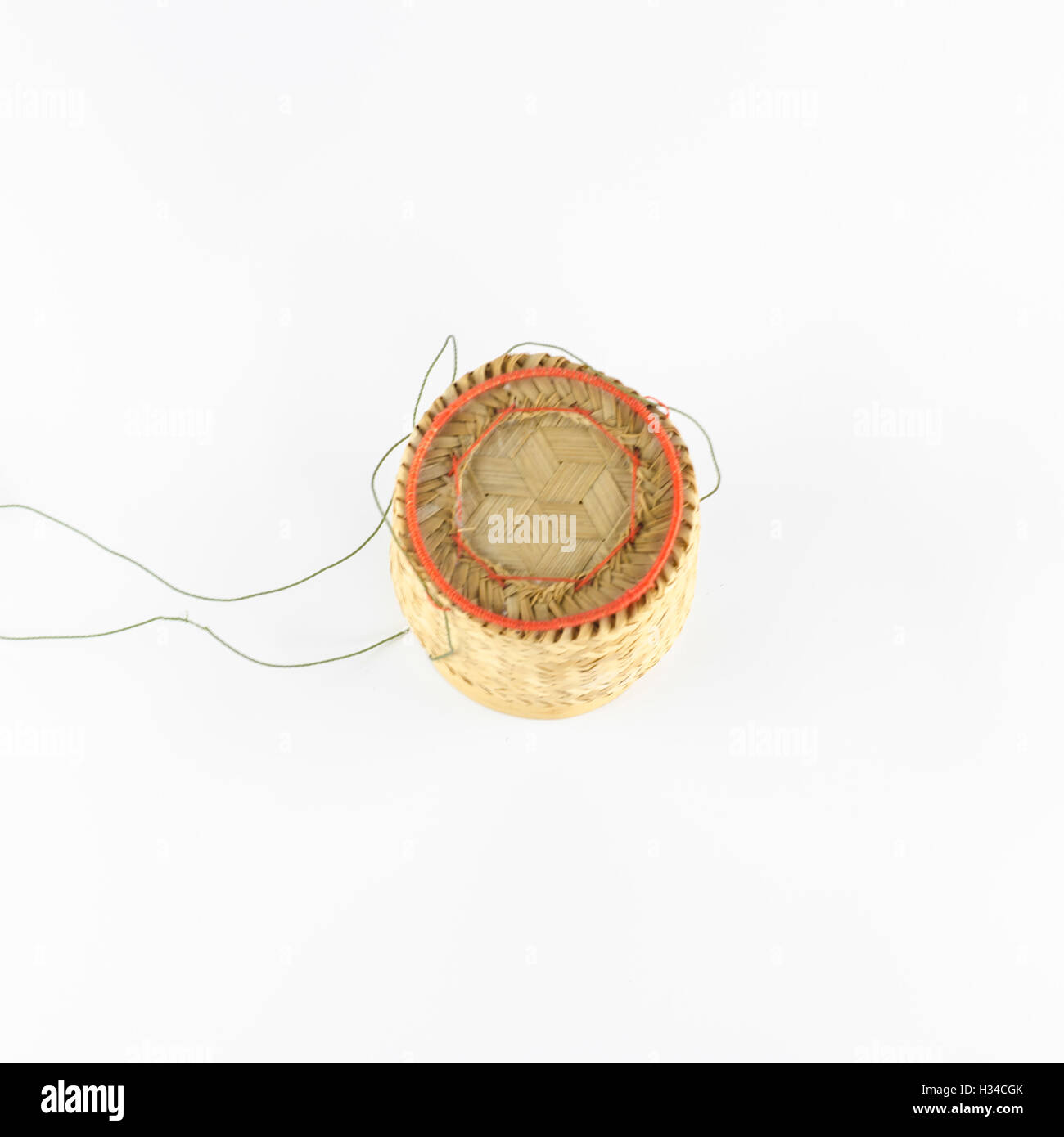 bamboo wooden rice box Stock Photo - Alamy