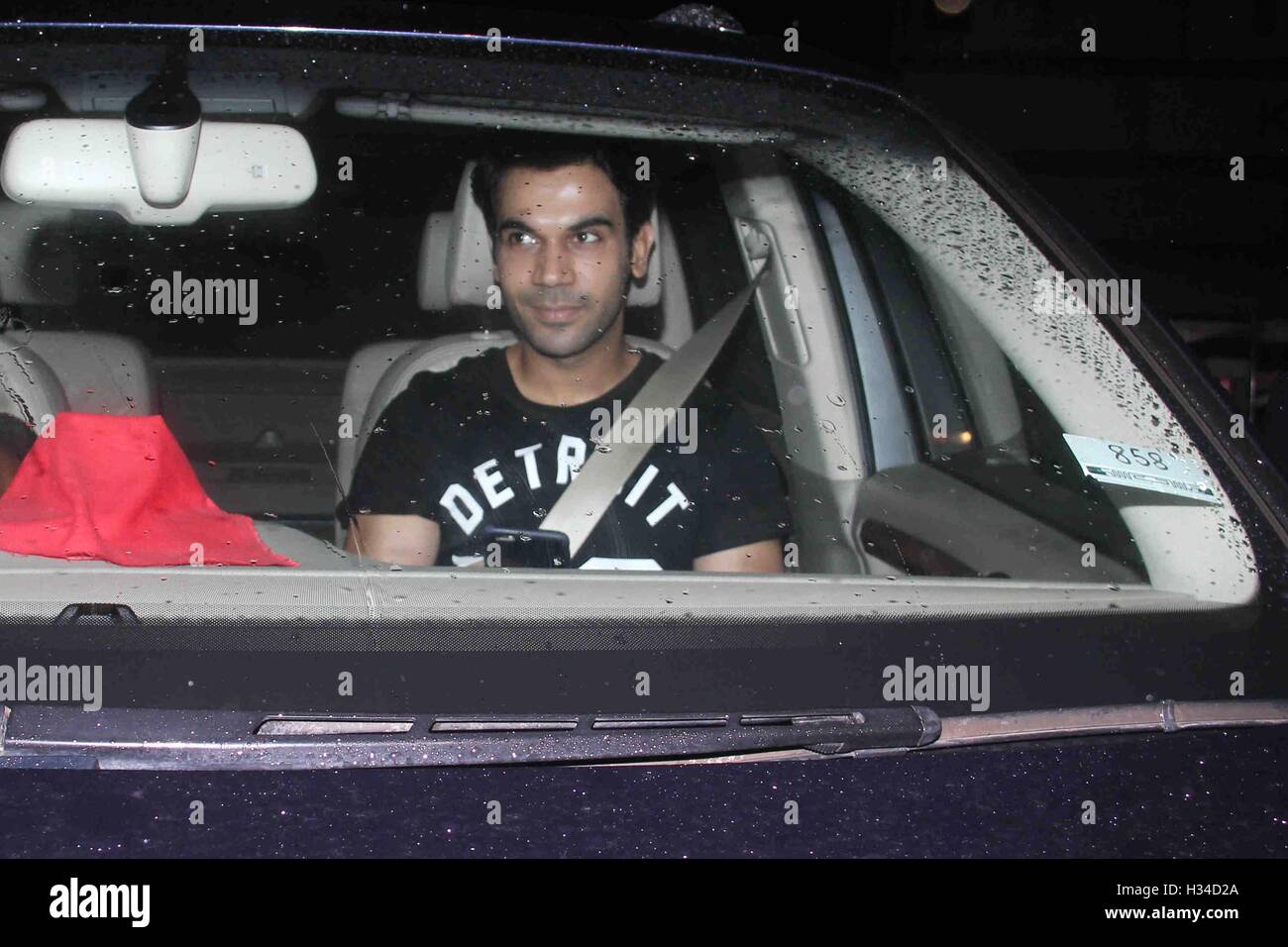 Bollywood actor Rajkumar Rao during screening of film Banjo in Mumbai ...