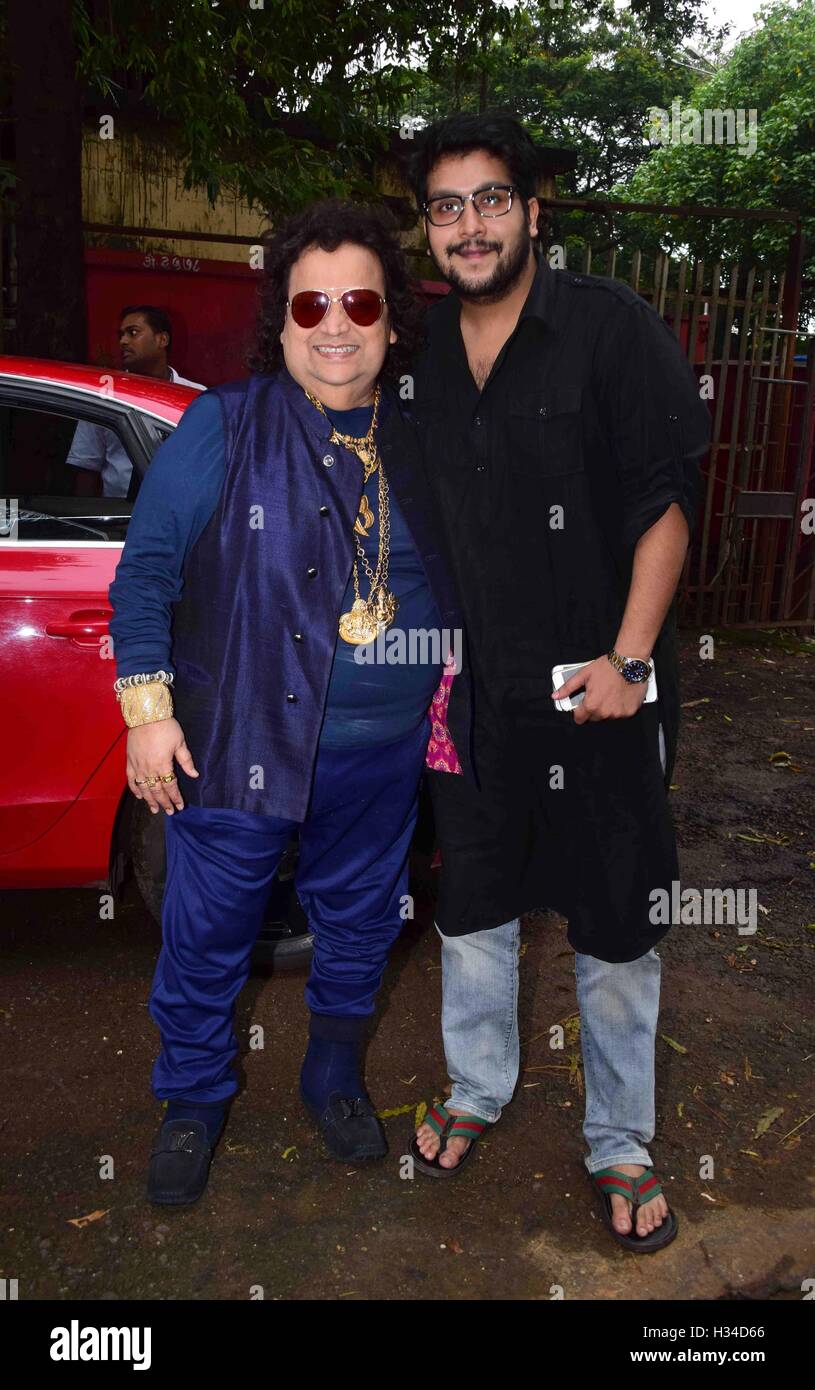 Indian Bollywood music composer Bappi Lahiri ; Bappa Lahiri unveiling ...