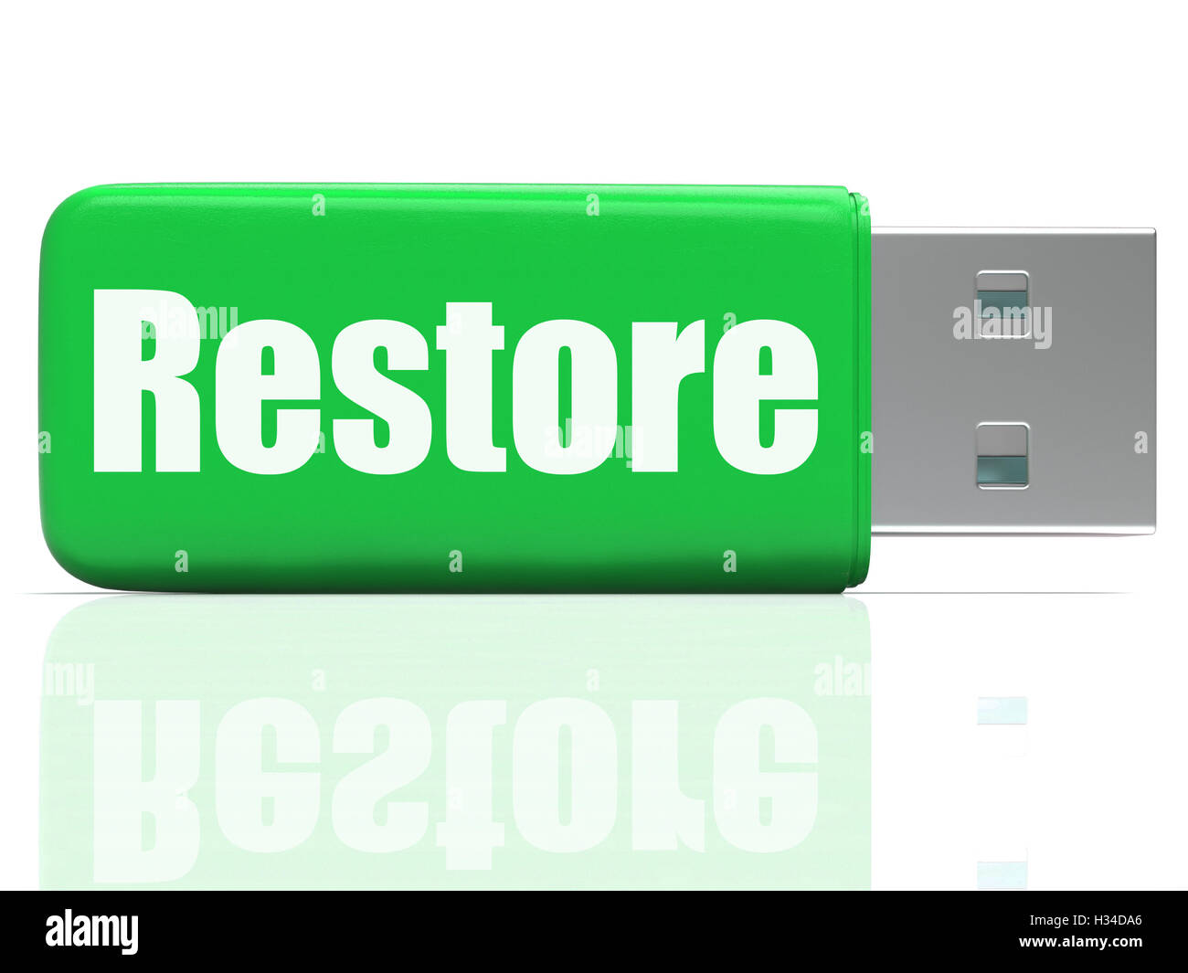 Restore Pen drive Shows Data Security And Restoration Stock Photo - Alamy Restore Pen drive Shows Data Security And Restoration Stock Photo - Alamy