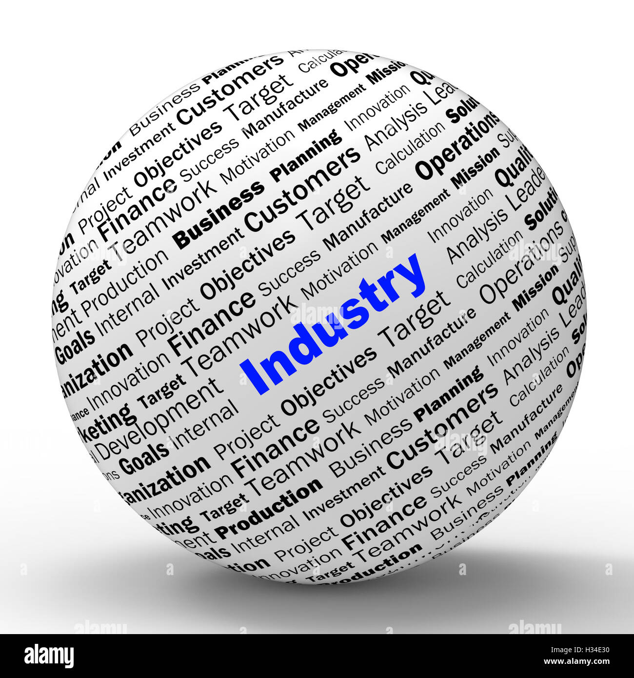Industry Sphere Definition Means Local Production Or Engineering Stock ...