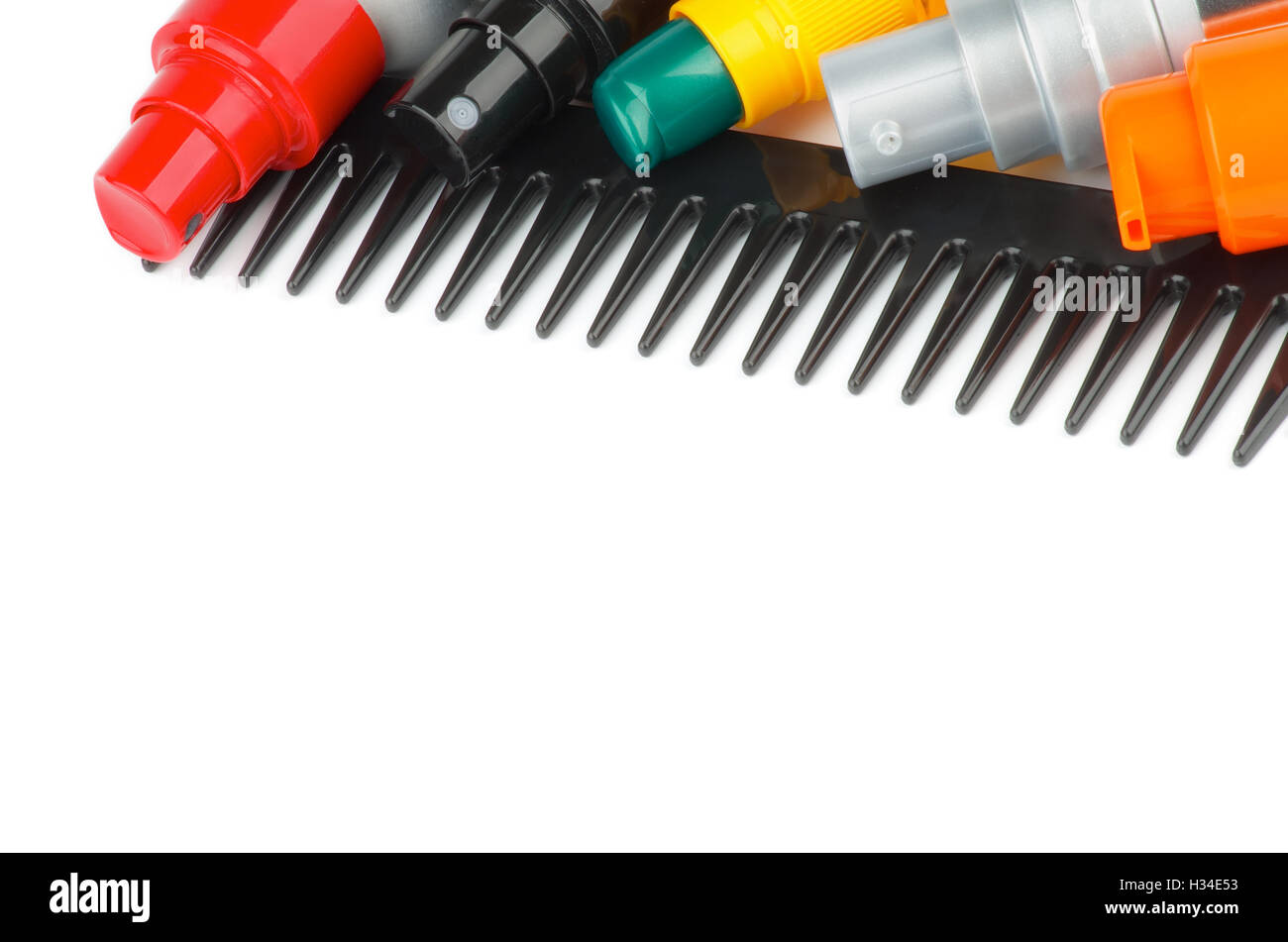 Hair straightening comb hi-res stock photography and images - Alamy