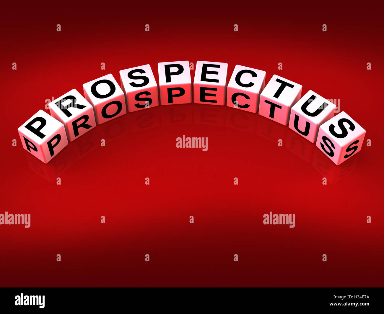 Prospectus Blocks Show Brochures that Advertise Inform and Descr Stock ...