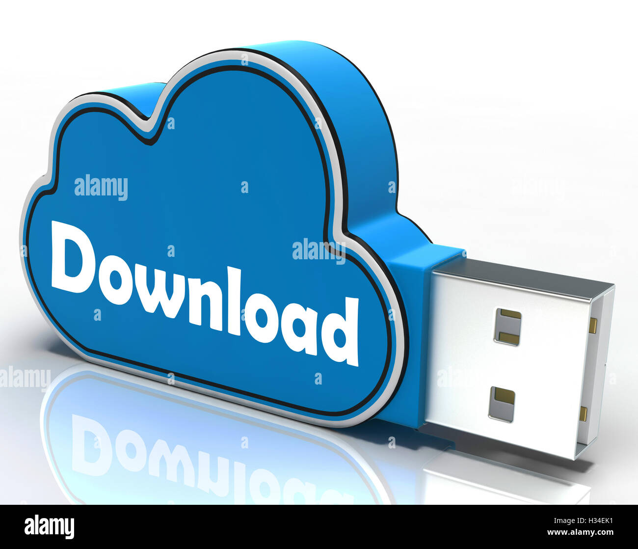 Downloading cloud hi-res stock photography and images - Alamy