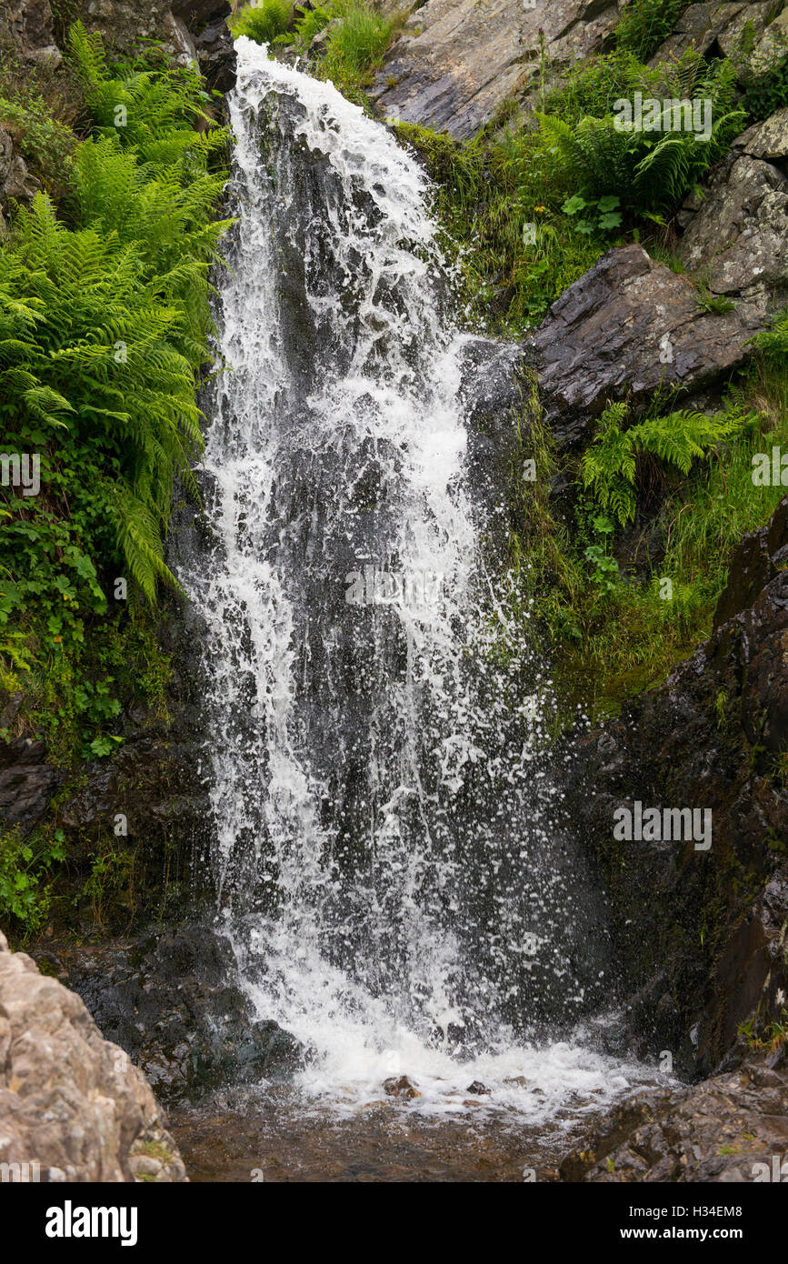 Lightspout Waterfall, Long Mynd, Shropshire, England, UK Stock Photo ...