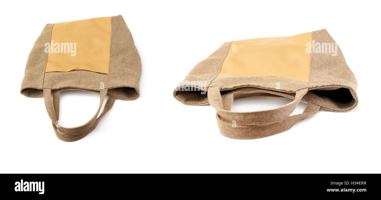 Set of Female bag isolated over the white background Stock Photo - Alamy