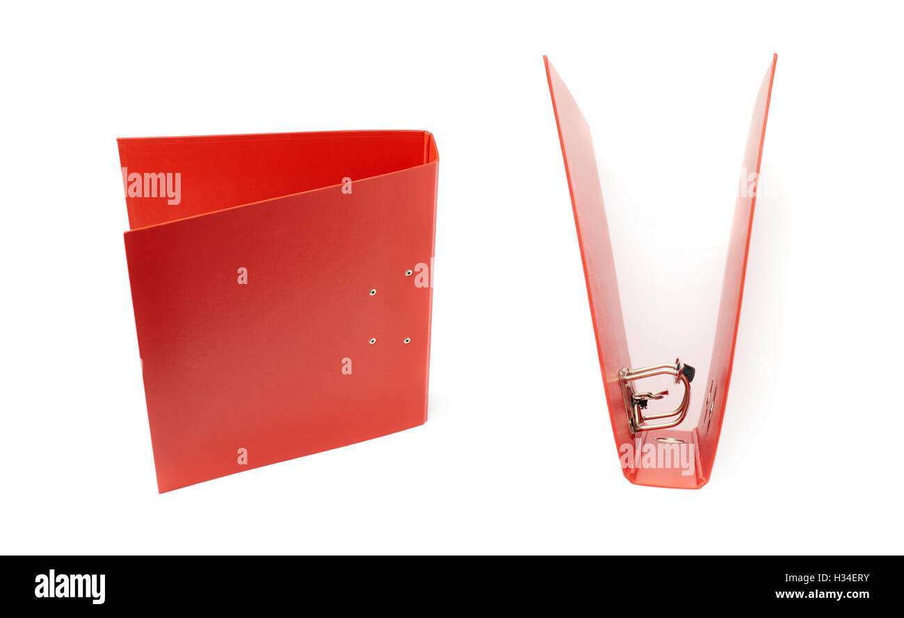 Set of Office folder isolated over the white background Stock Photo - Alamy