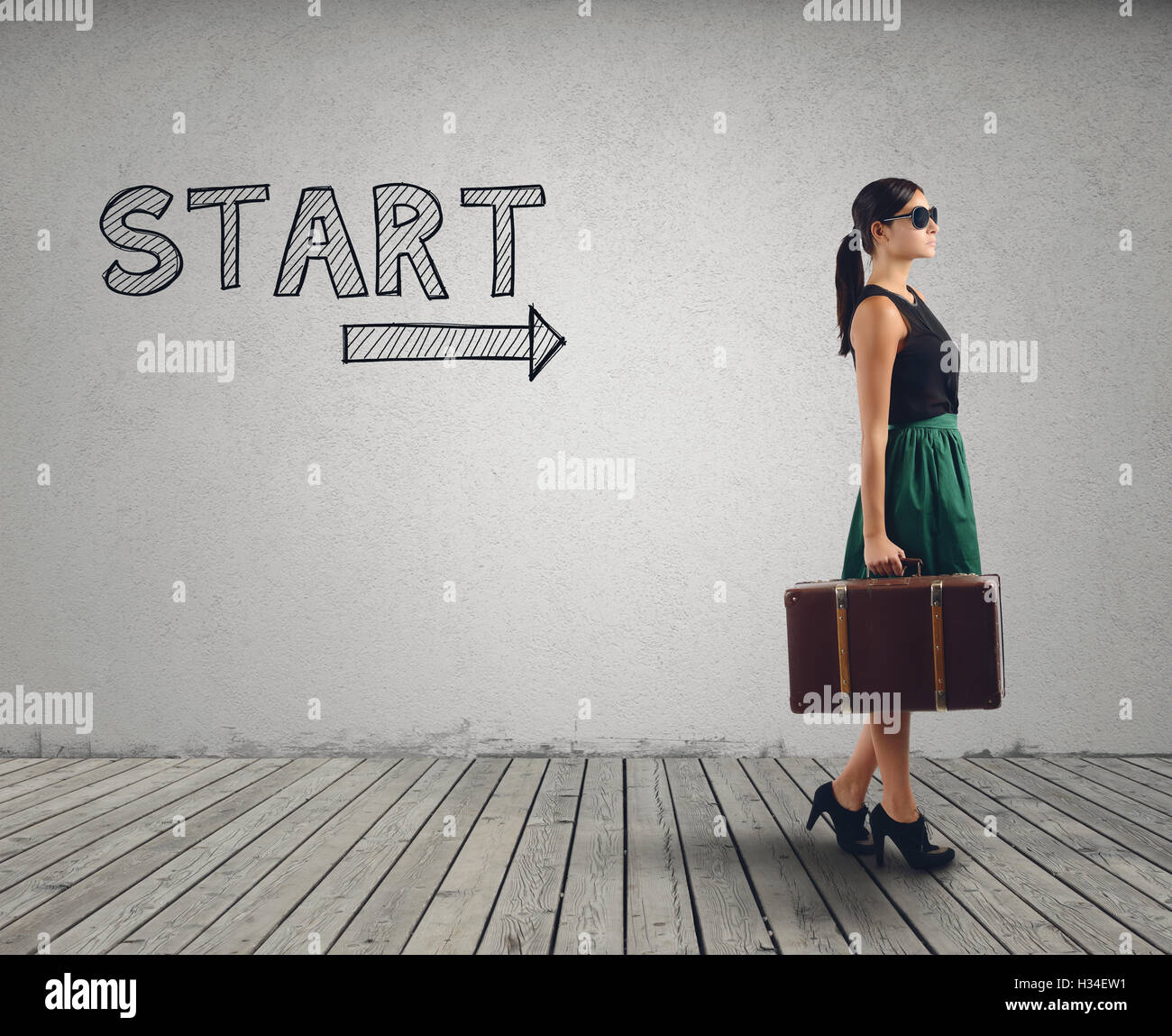 Ready to start Stock Photo - Alamy