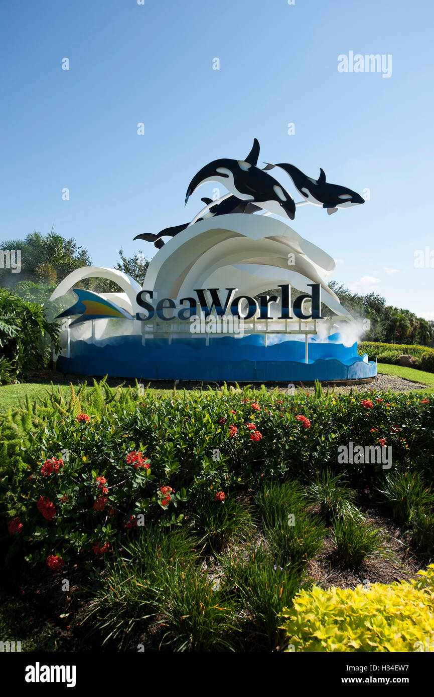 Aerial orlando sea world hi-res stock photography and images - Alamy