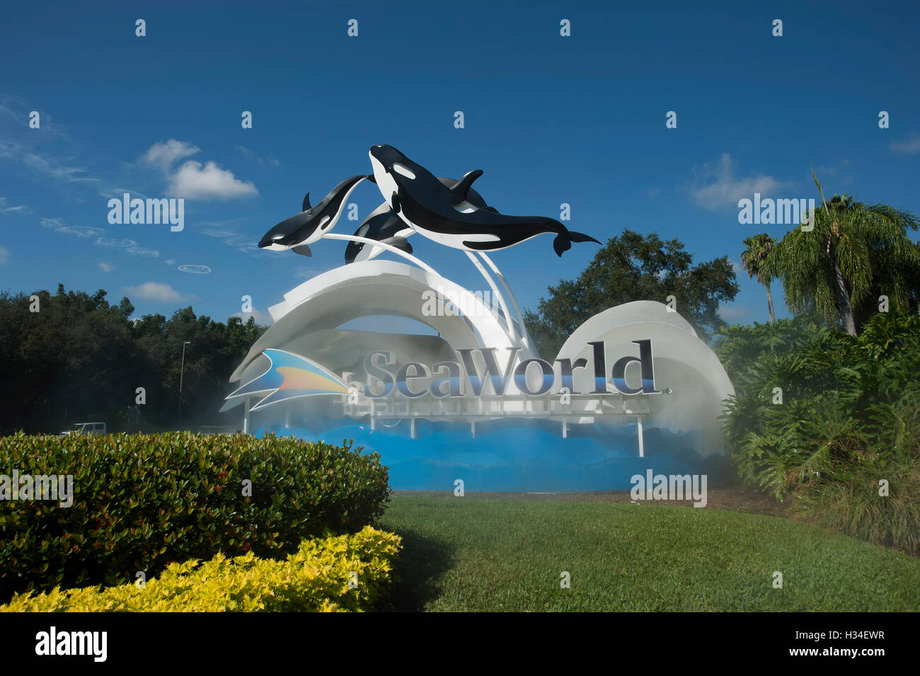 Aerial orlando sea world hi-res stock photography and images - Alamy