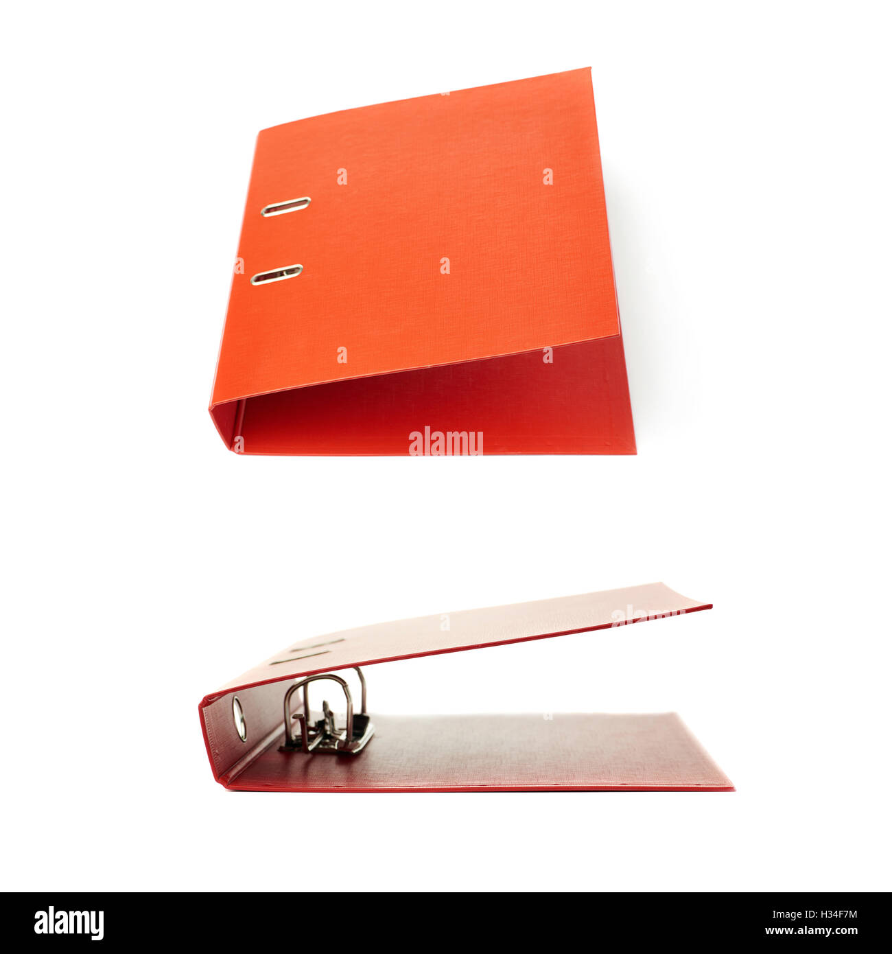 Set of Office folder isolated over the white background Stock Photo - Alamy