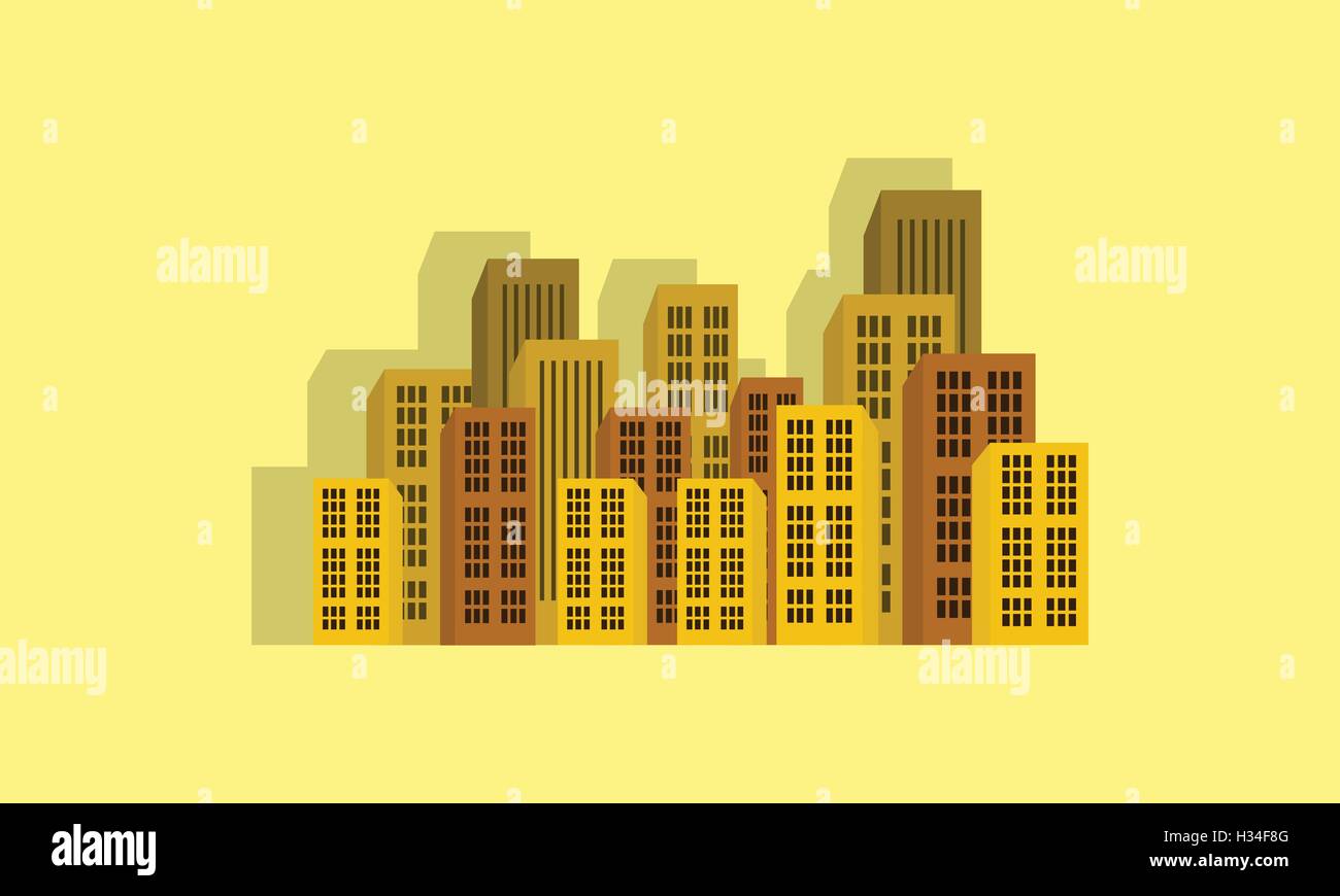 Town icon vector flat illustration Stock Vector Image & Art - Alamy
