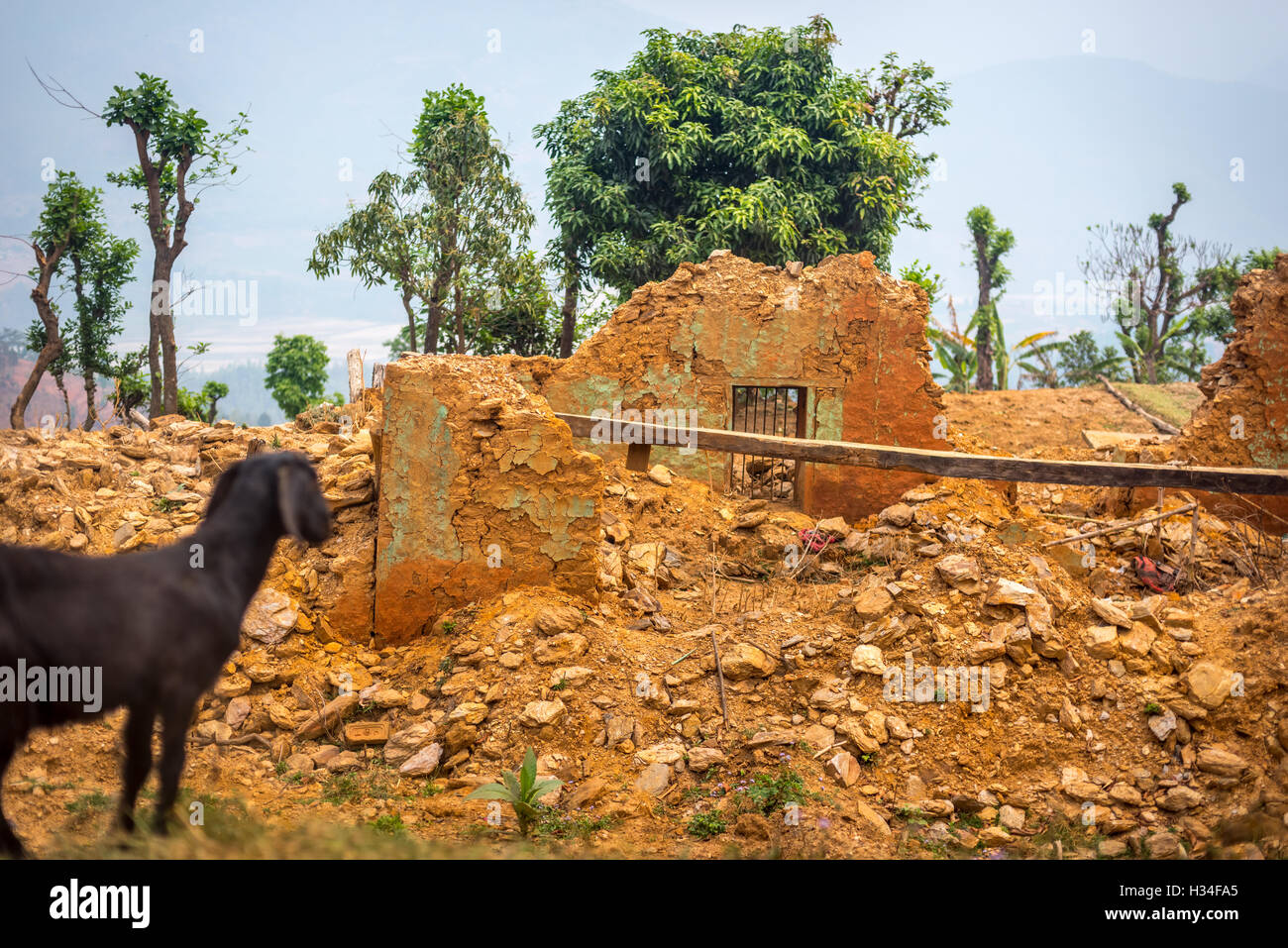 Earthquake ruins hi-res stock photography and images - Alamy