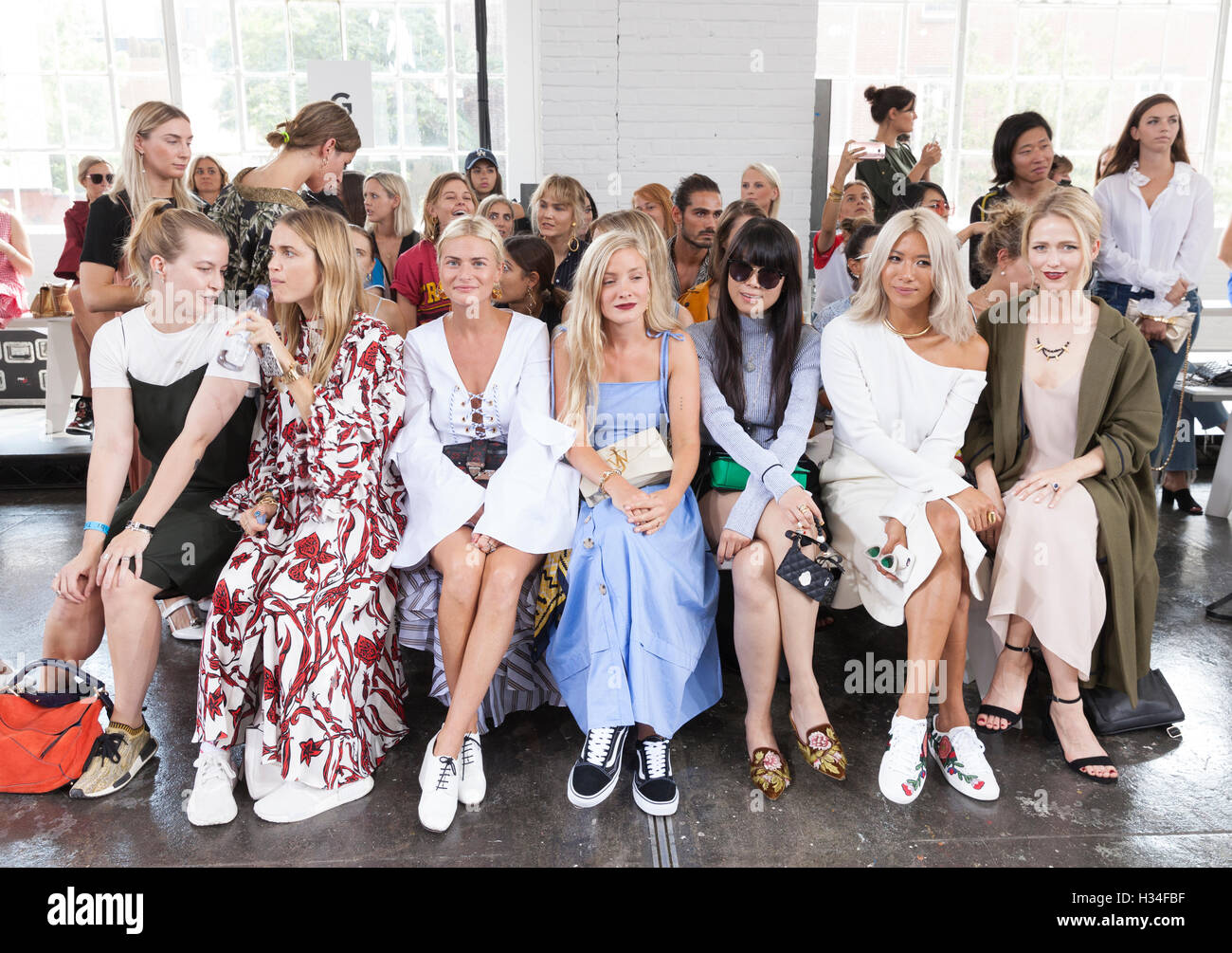 New York, NY USA - September 10, 2016: Pernille Teisbaek, Pandora Sykes ...