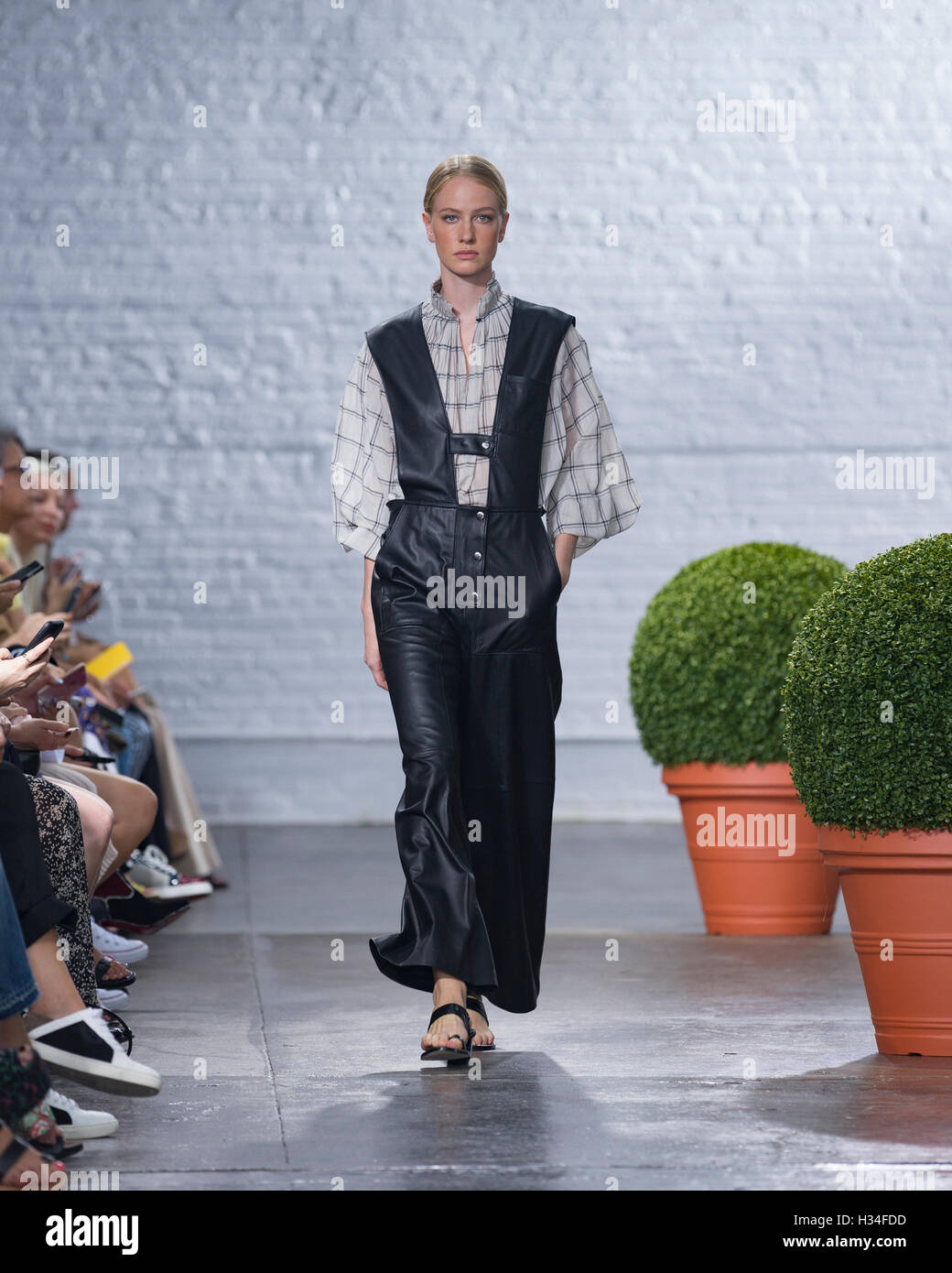 New York, NY USA - September 10, 2016: Model walks runway for TIBI ...