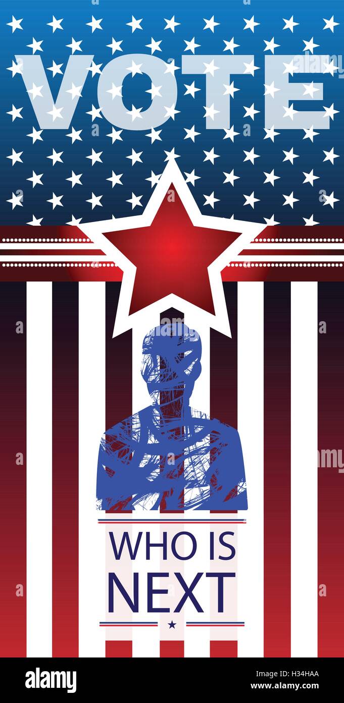 Digital vector usa presidential election 2016 with vote, candidate and ...