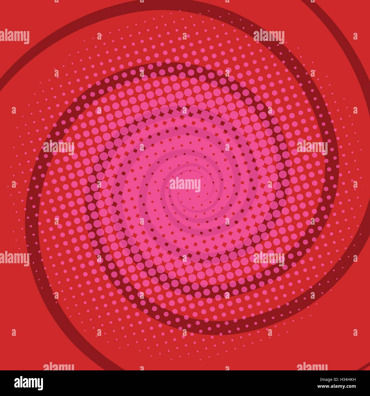 spiral red comics retro background Stock Vector Image & Art - Alamy