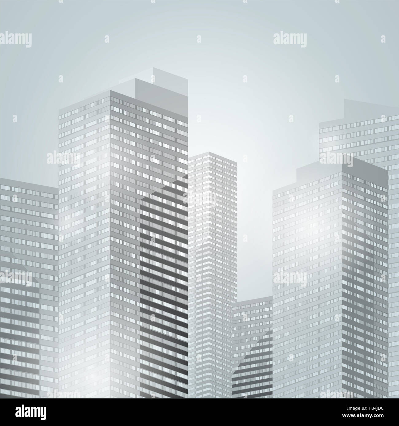 Downtown skyscrapers city business urban background Stock Photo - Alamy