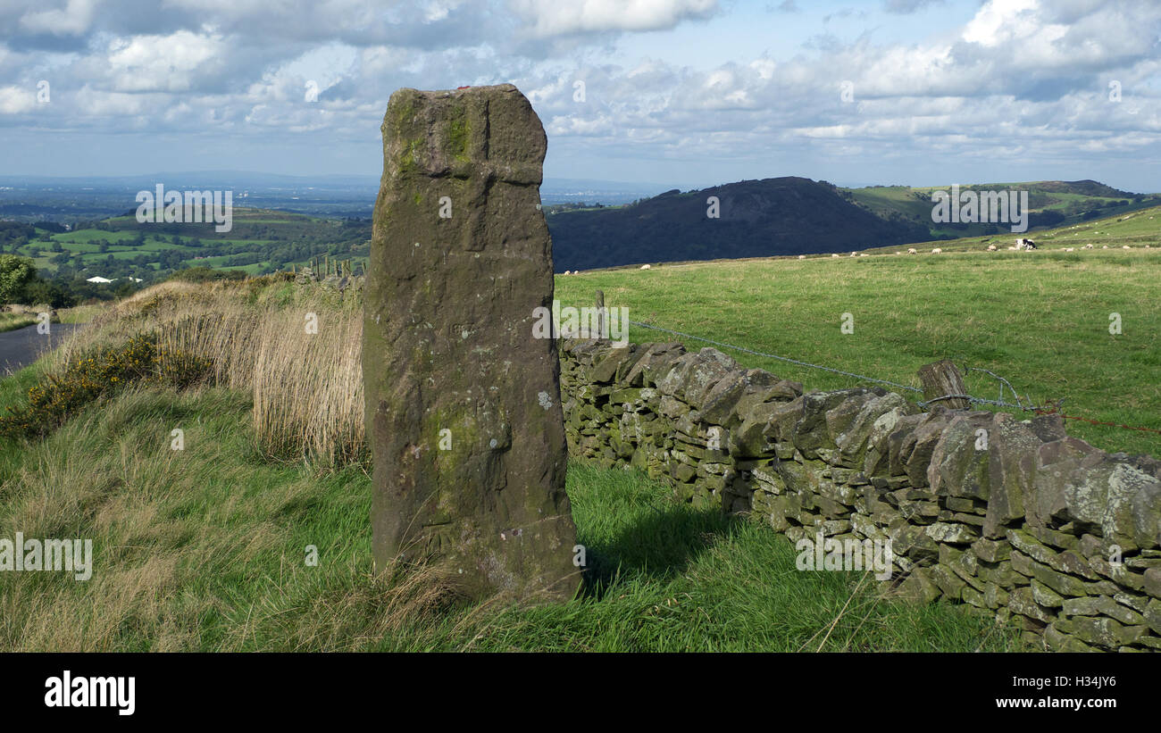 Cross o' the Moor or the Greenway Cross, a medieval wayside standing ...